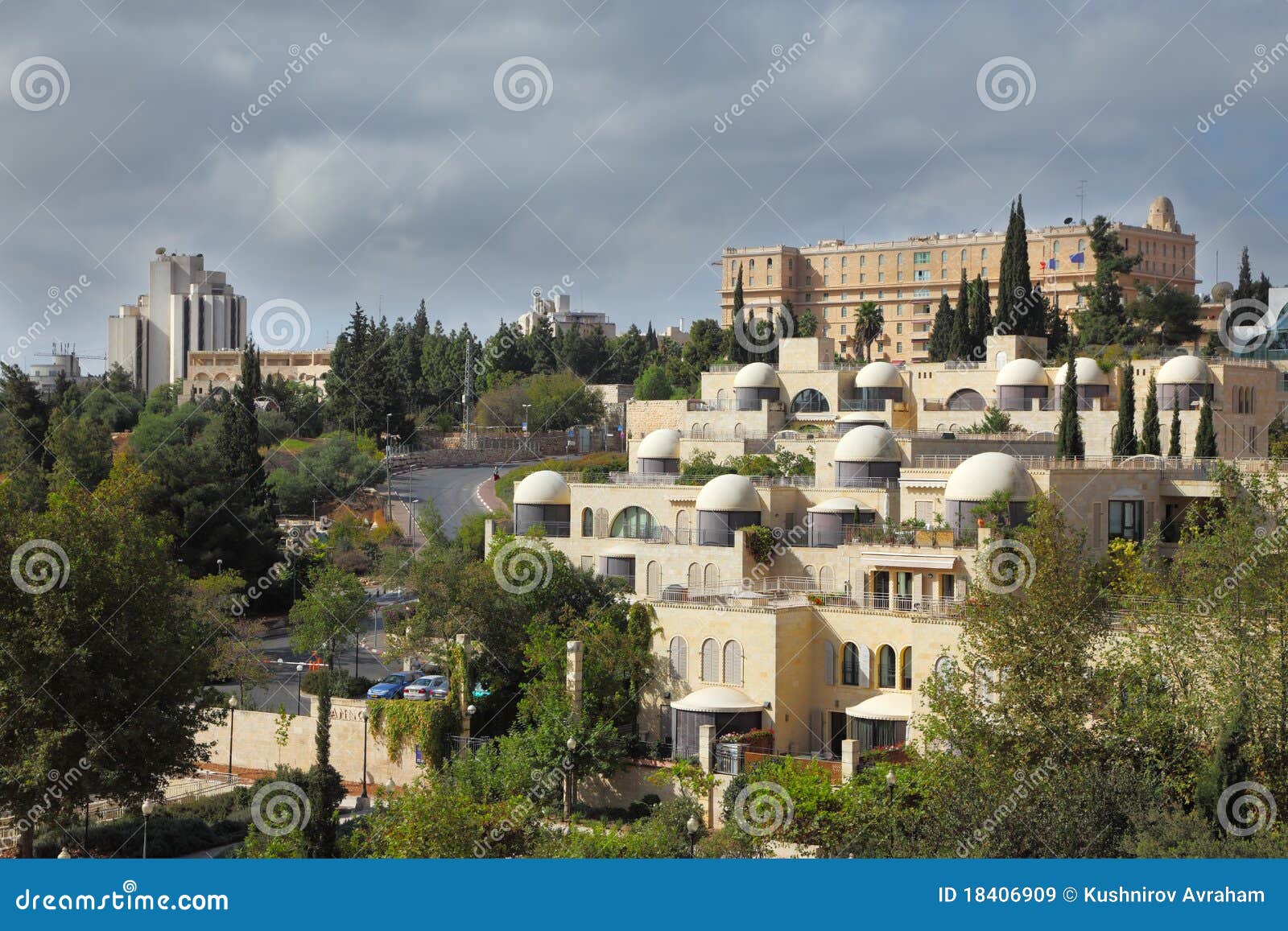 The Capital of Israel - Jerusalem Stock Image - Image of blue, outdoors ...