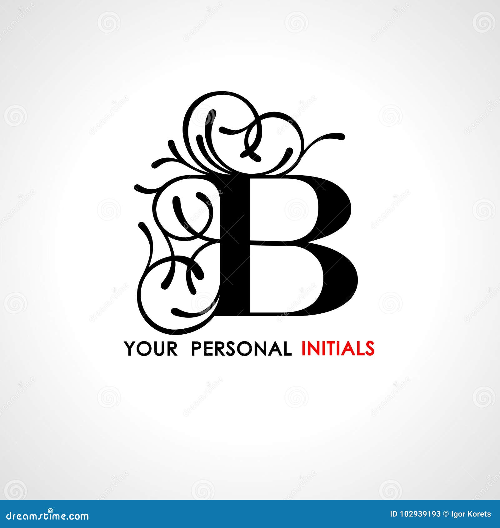 Capital Letter B Template