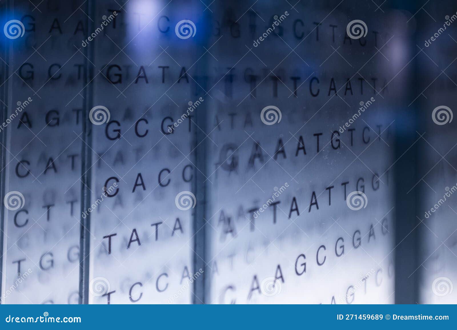 Capital Letter Code Matrix Written on Different Translucent Glass ...