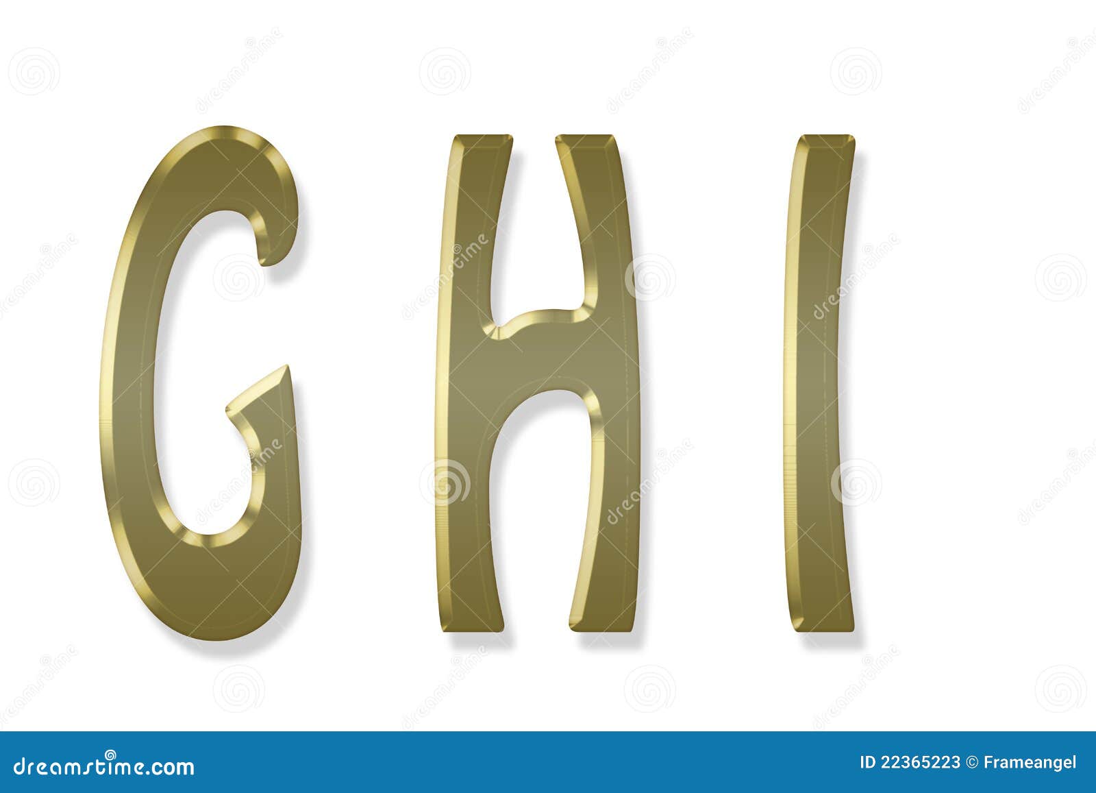 Capital Letter Gold Alphabet Stock Illustration - Illustration of ...