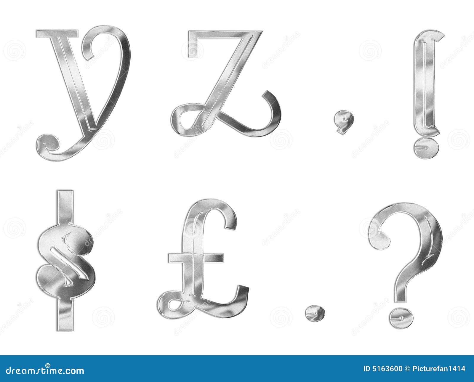 Capital Letters Of The Latin Alphabet X, Y, Z, Exclamation Mark And ...
