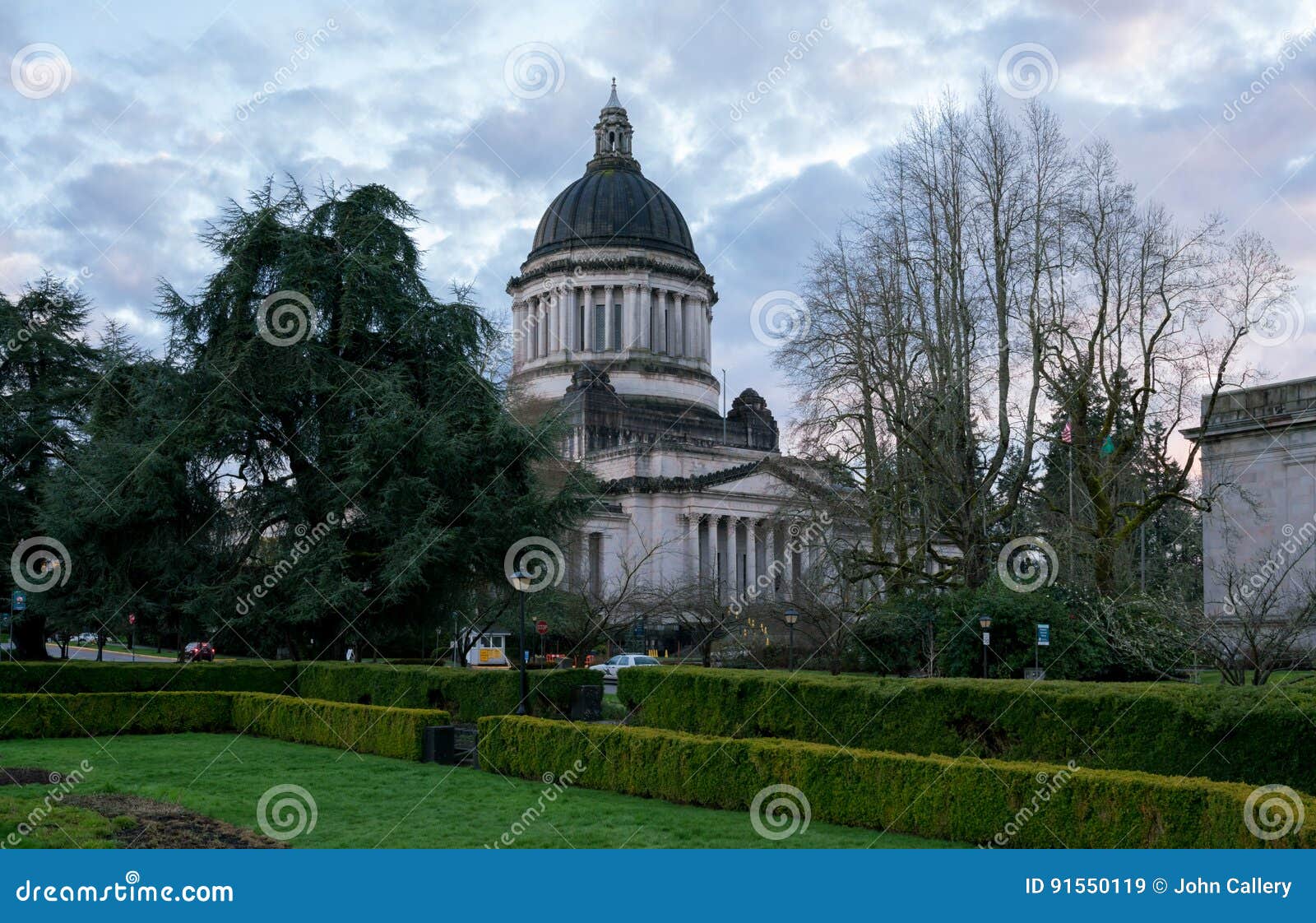 Capital at Washington State Stock Image - Image of olympia, winter ...