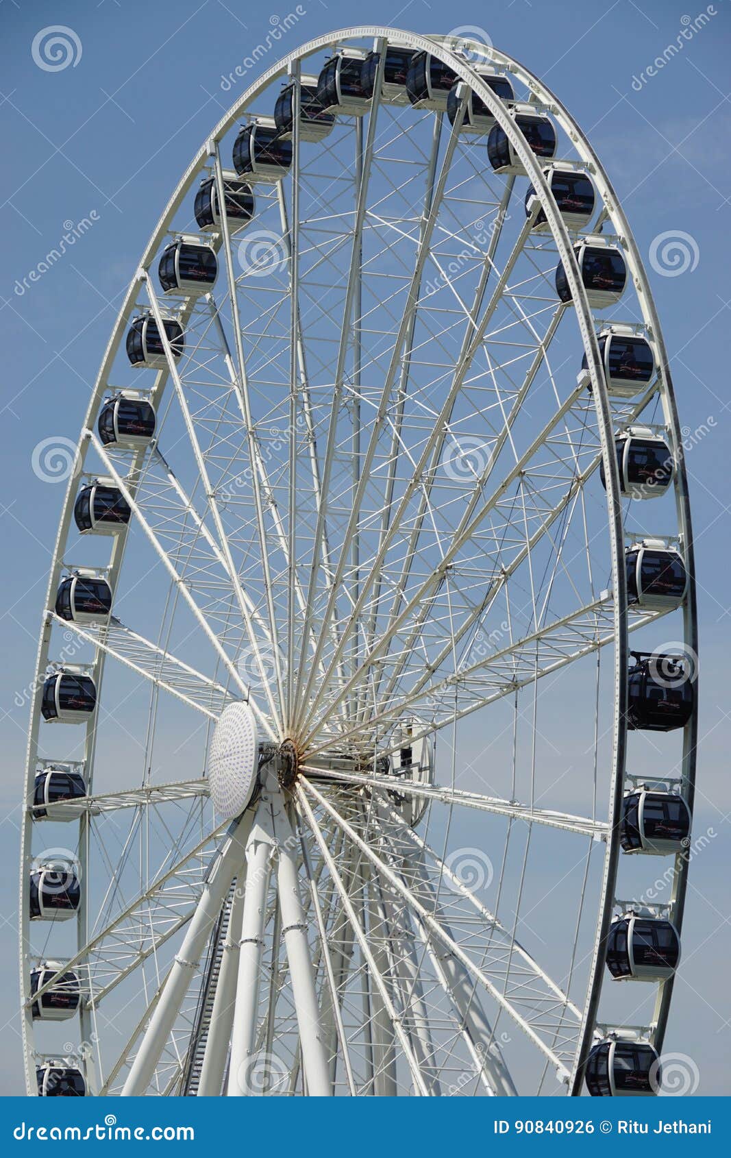 The Capital Wheel at National Harbor Editorial Photo - Image of breeze ...