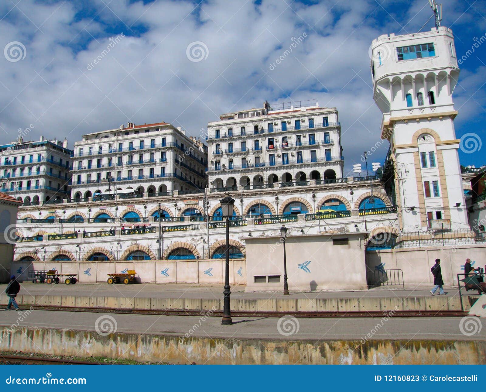 Capitale D'Alger De Pays De L'Algérie Image stock - Image du blanc ...