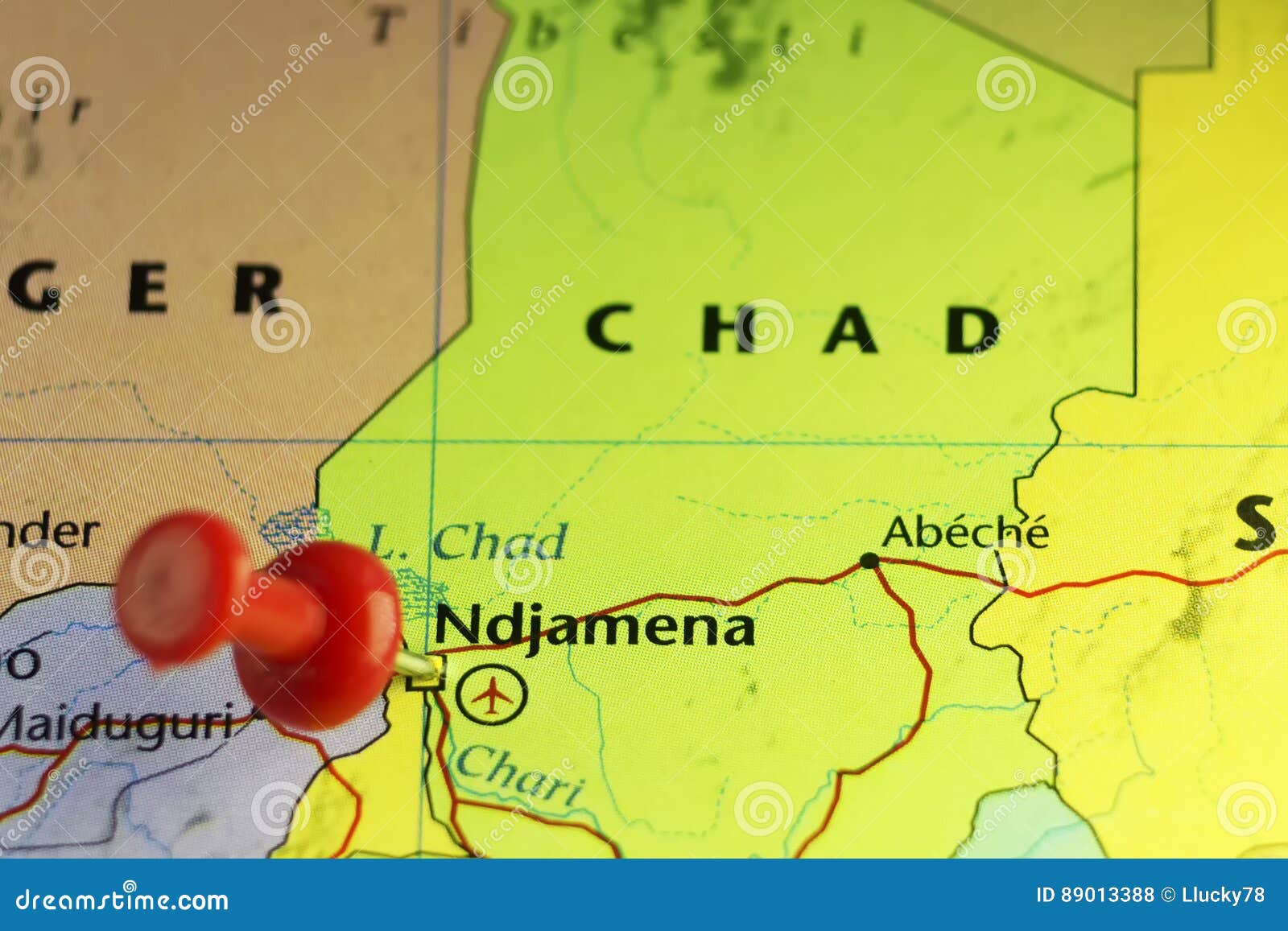 Capitale De Ndjamena Du Tchad Illustration Stock - Illustration du ...