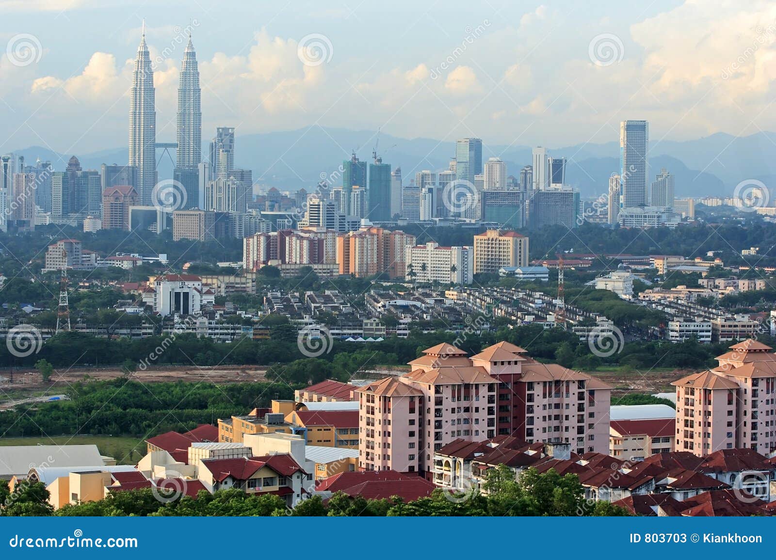 Capitale Della Malesia - Kuala Lumpur Immagine Stock - Immagine di ...