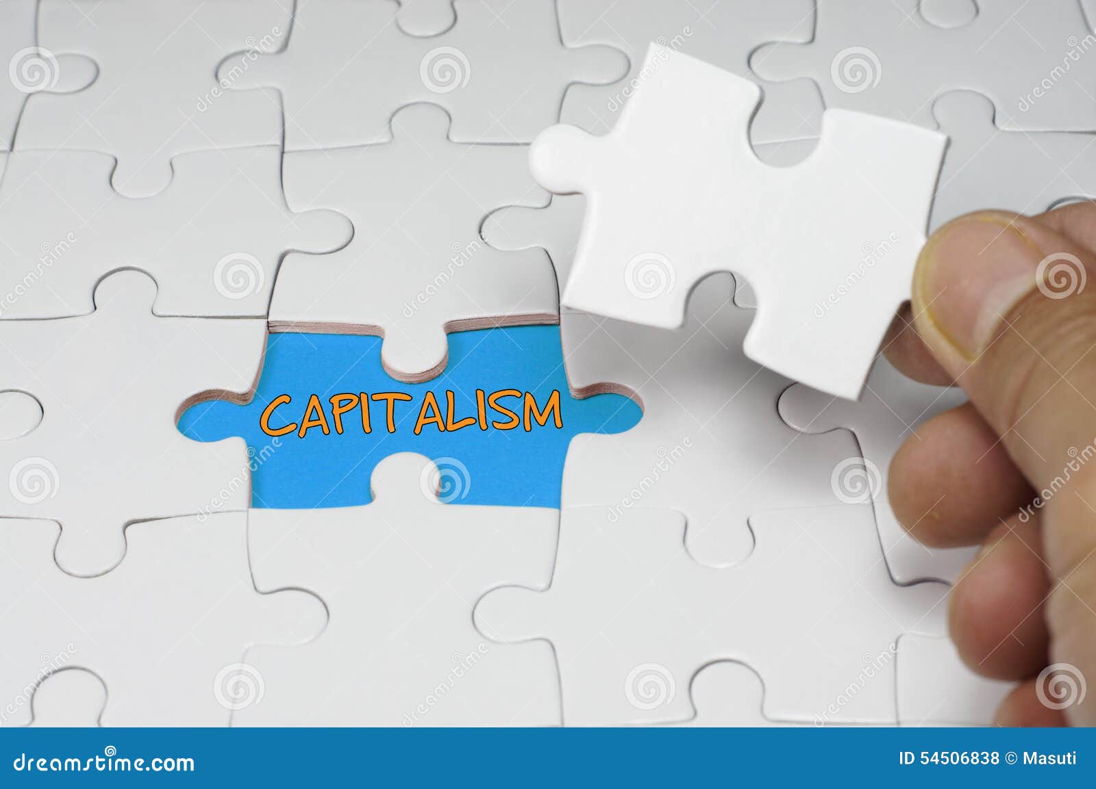 Capitalism Text - Business Concept Stock Photo - Image of evaluate ...