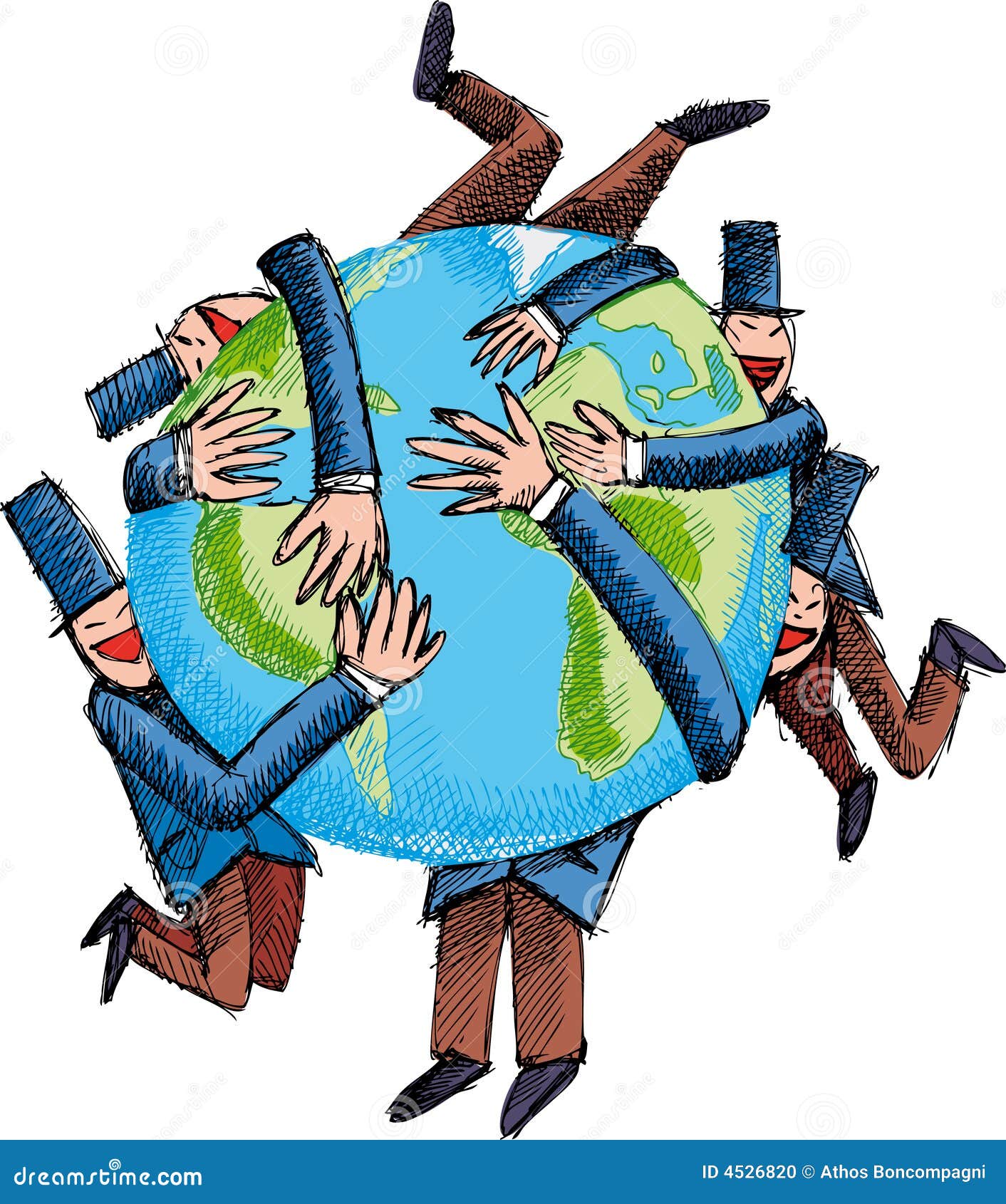 Capitalisme illustration de vecteur. Illustration du contrôle - 4526820