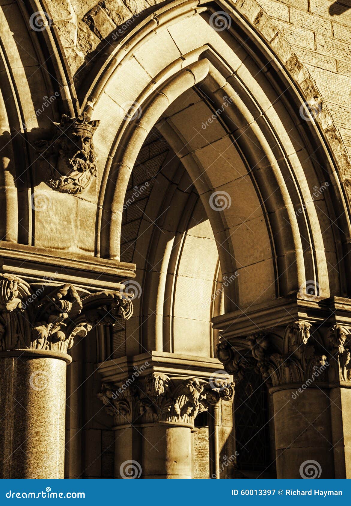 Capitals and arches stock image. Image of capitals, light - 60013397