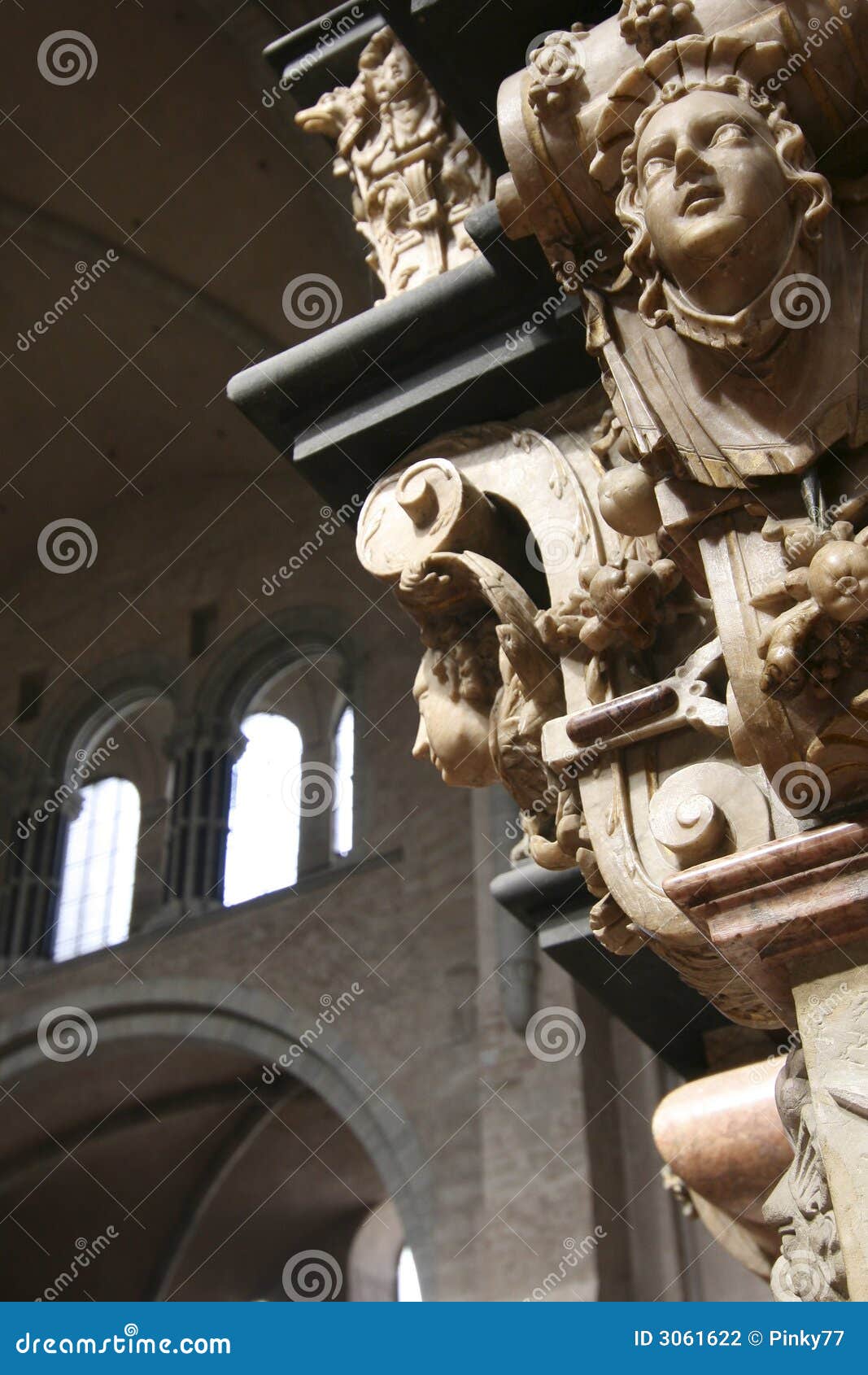 Capitel stock photo. Image of basilica, cathedral, angel - 3061622