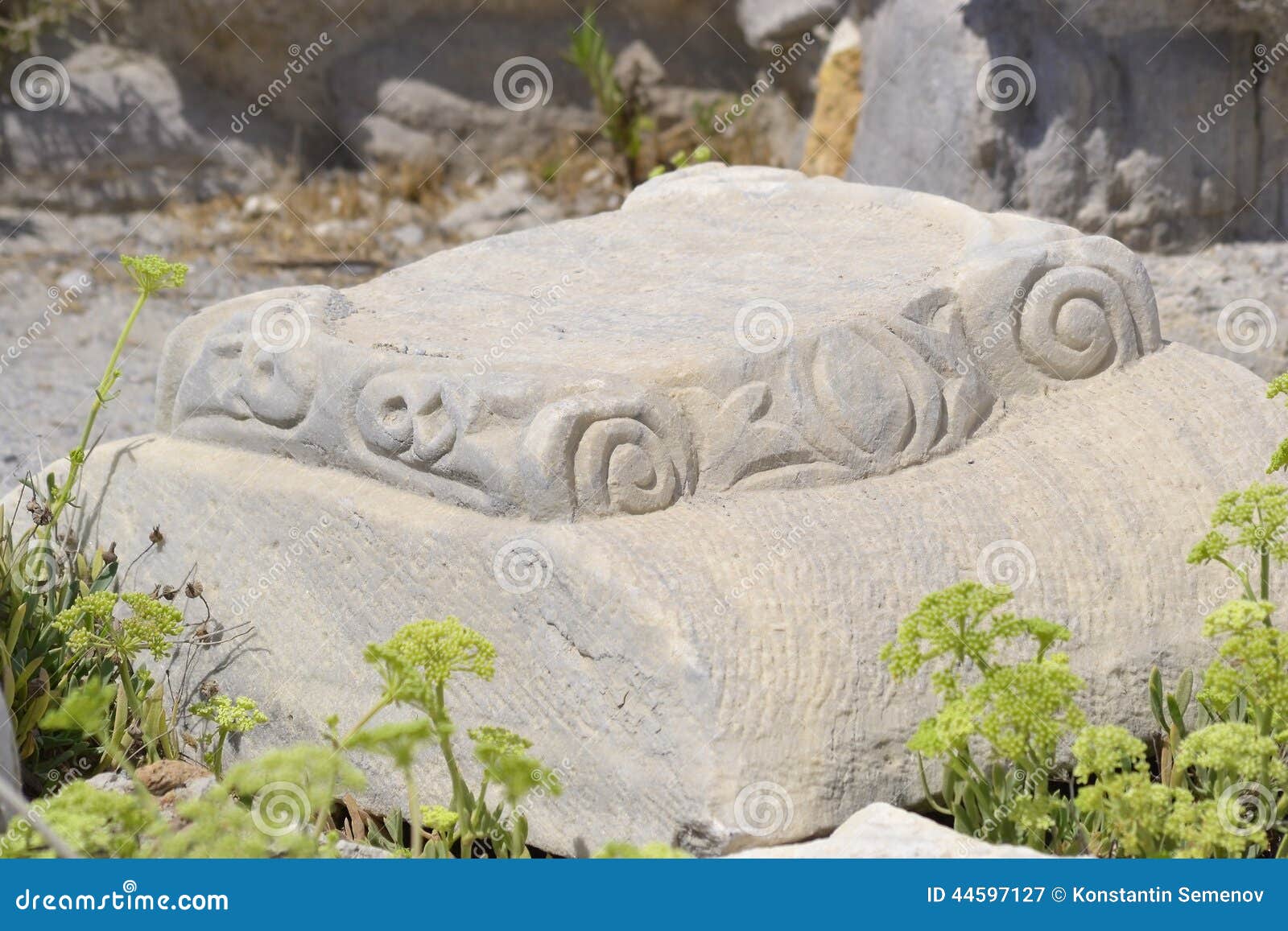 Capitel da coluna imagem de stock. Imagem de europa, mediterrâneo ...