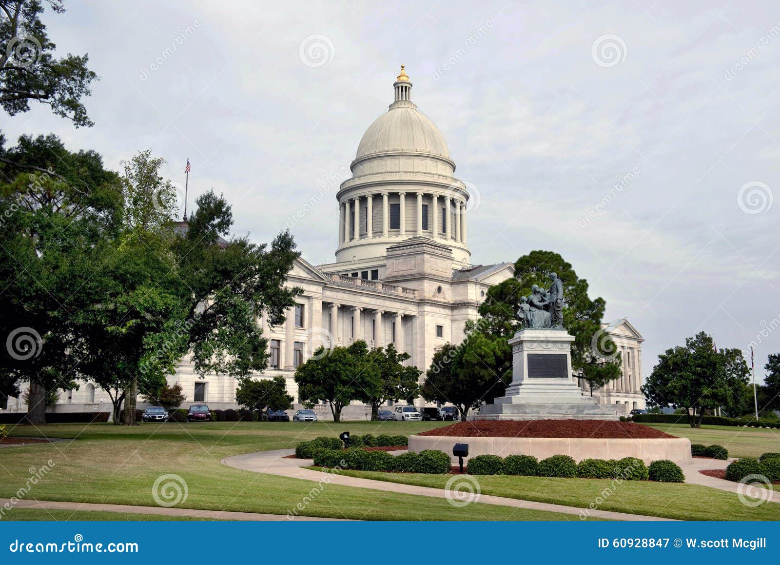 Capitol Building of Arkansas. Stock Image - Image of little ...