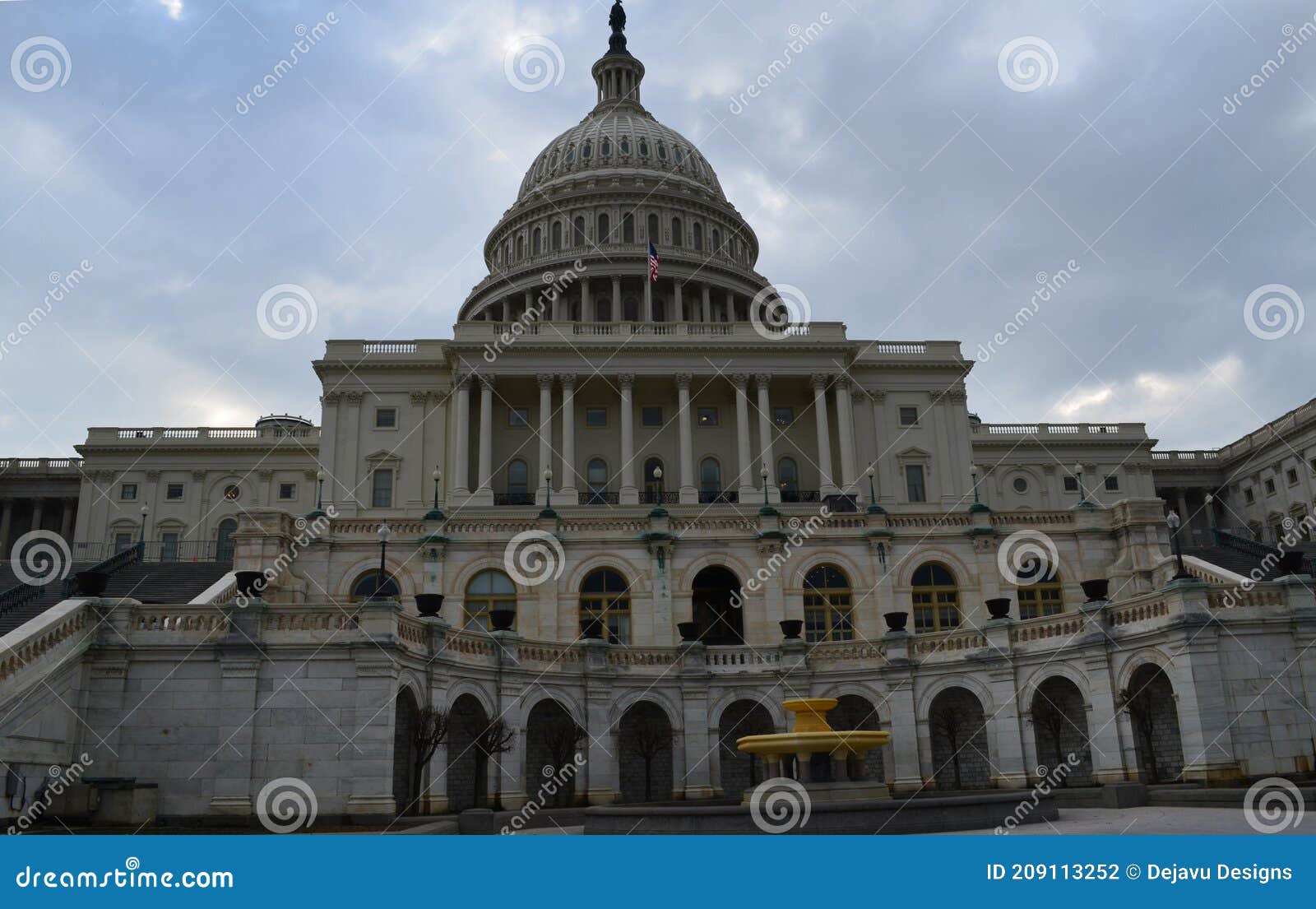 Capitol Building before Congress is in Session Stock Photo - Image of ...