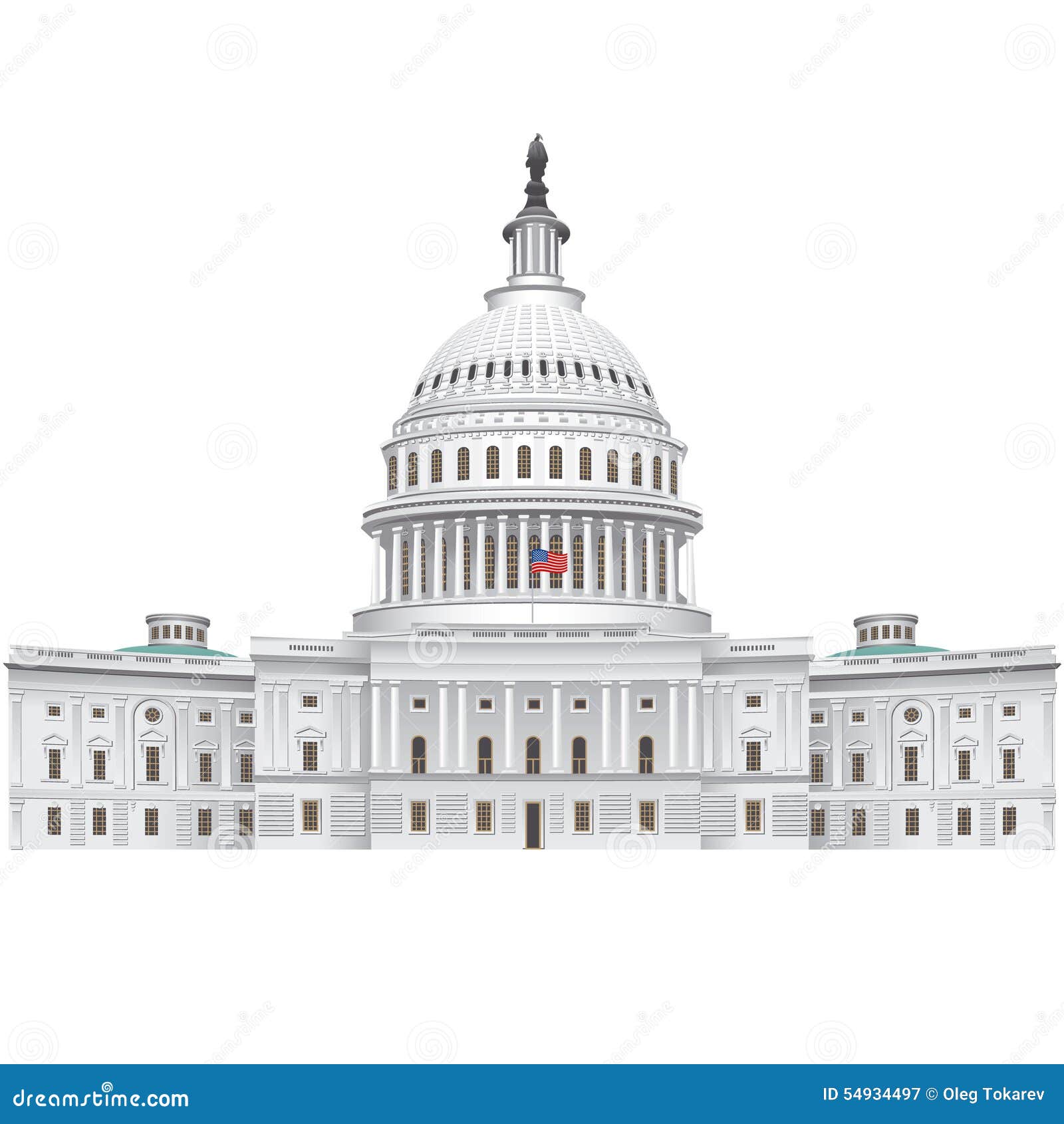 Capitol building stock vector. Illustration of congress - 54934497
