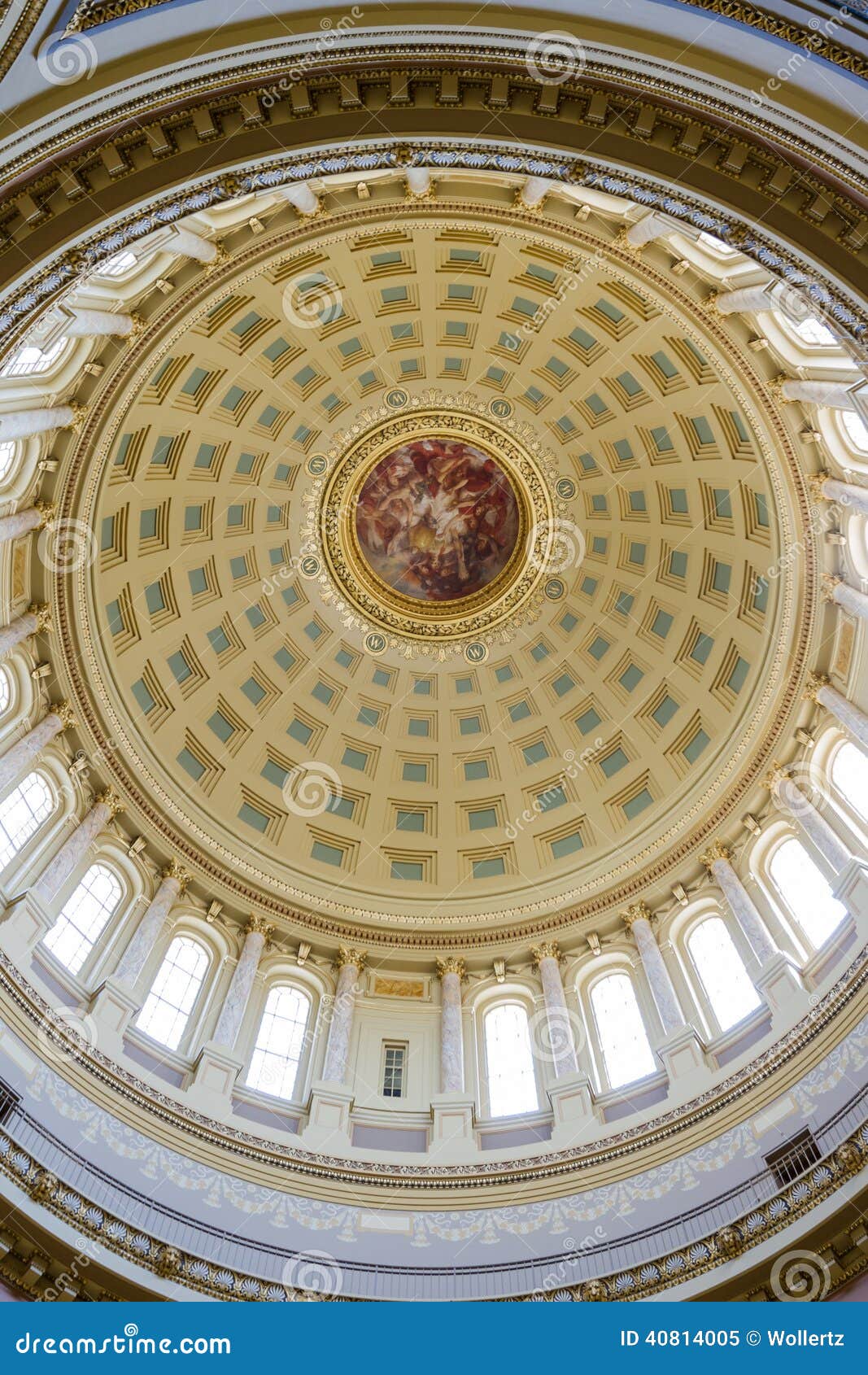 Capitol Building Interior in Madison, Wisconsin Stock Image - Image of ...