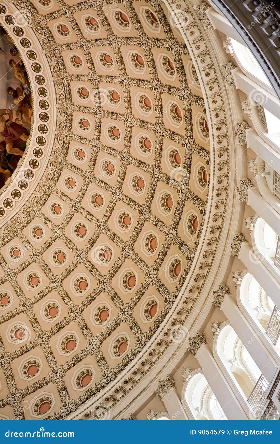 Capitol Building Rotunda stock image. Image of fresco - 9054579