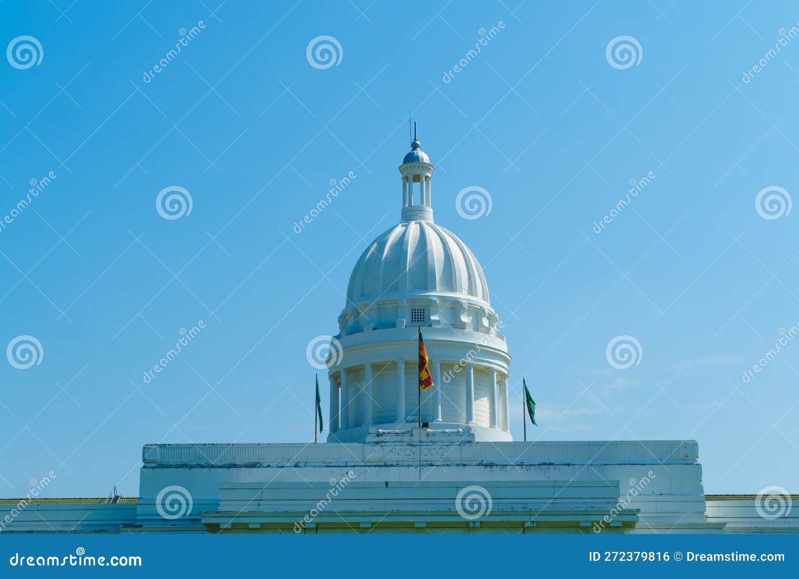 Capitol Building of Sri Lanka Located in Colombo Stock Photo - Image of ...