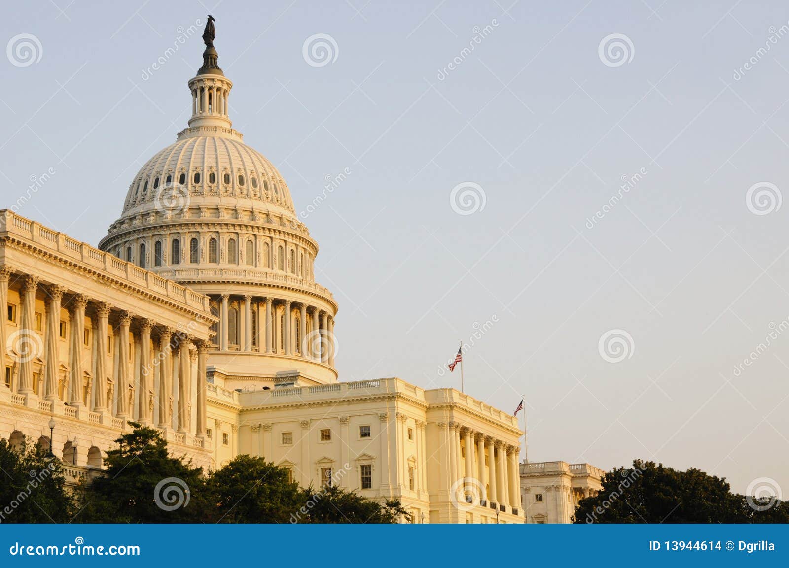 Capitol Building at sunset stock photo. Image of america - 13944614