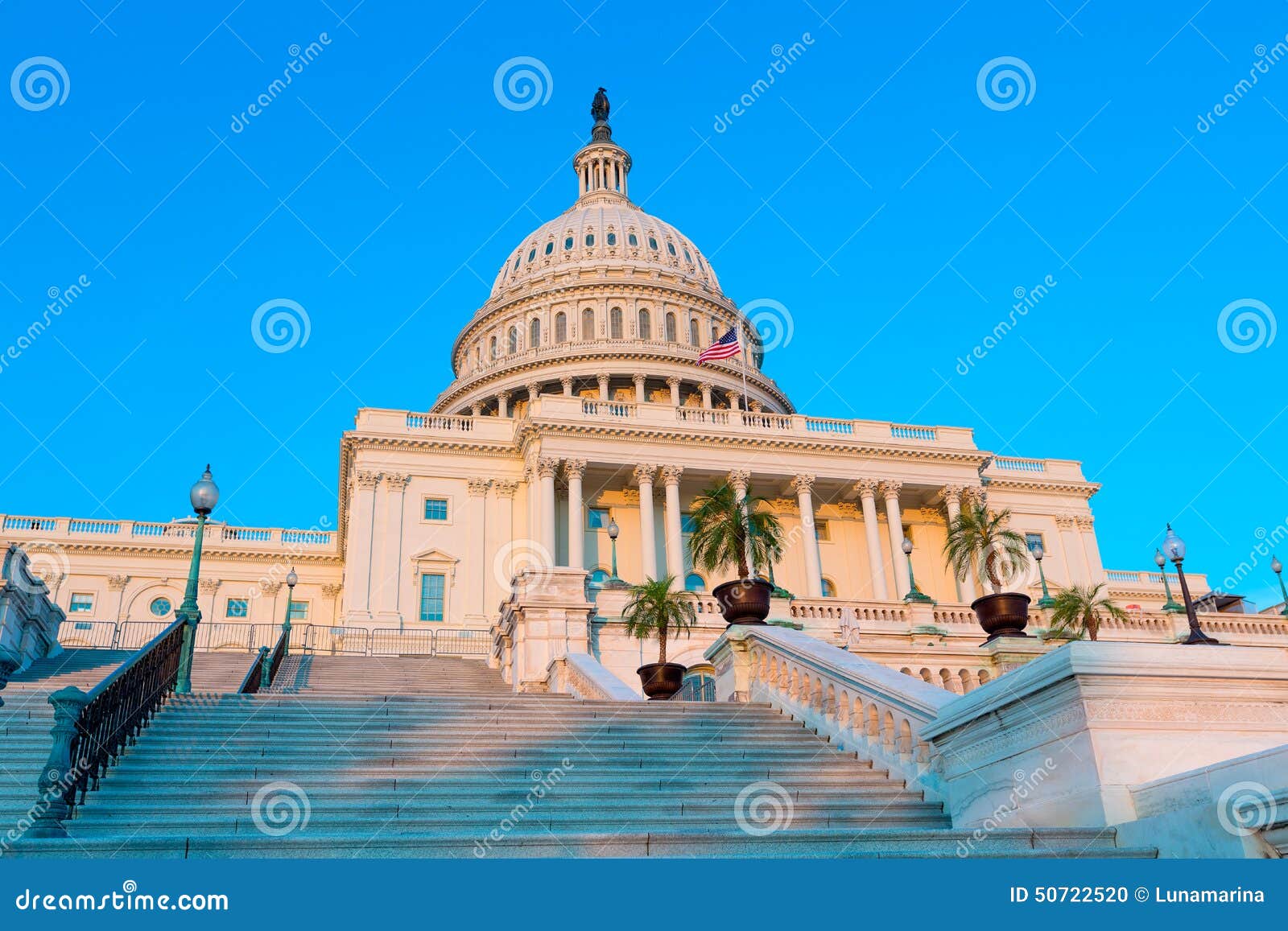 Capitol Building Washington DC US Congress Stock Photo - Image of hill ...
