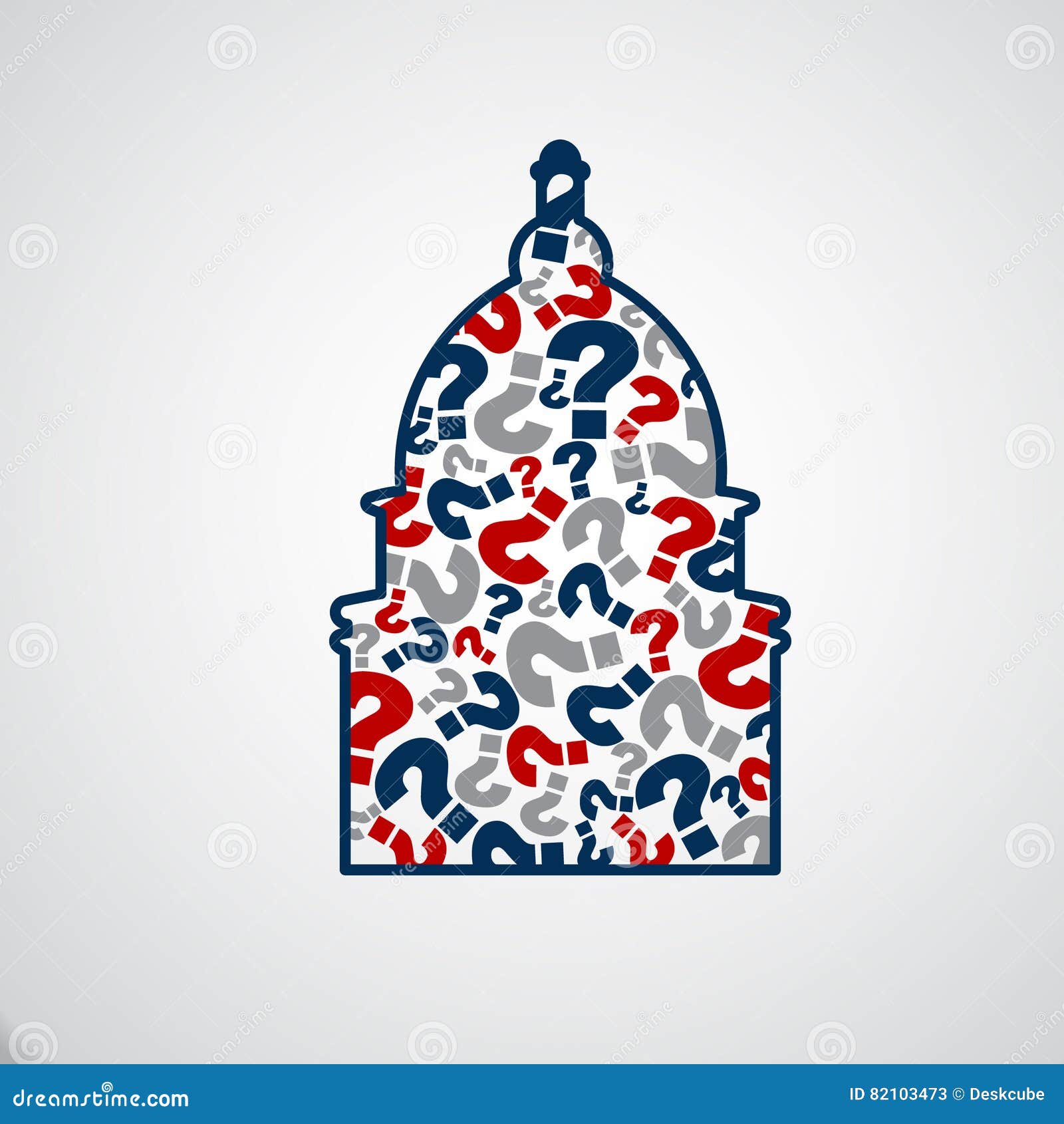 Capitol Congress FAQs logo stock vector. Illustration of federal - 82103473
