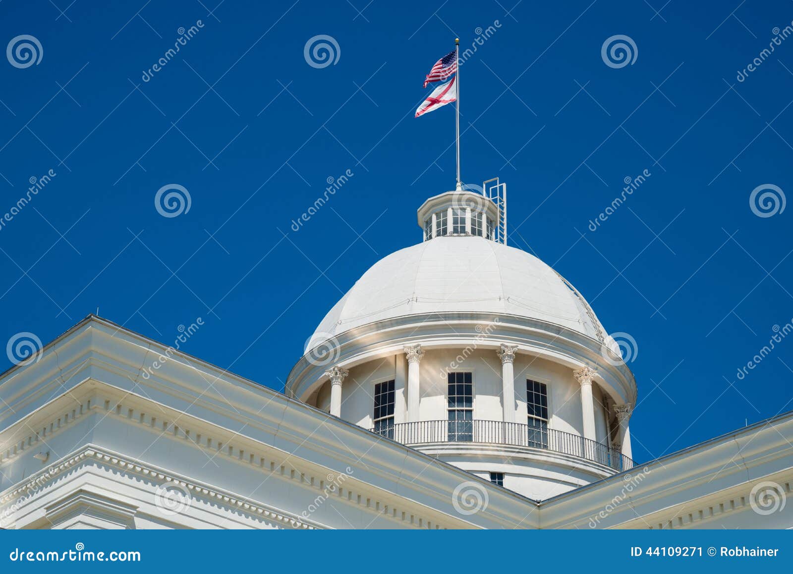 Capitol Dello Stato a Montgomery, Alabama Immagine Stock - Immagine di ...