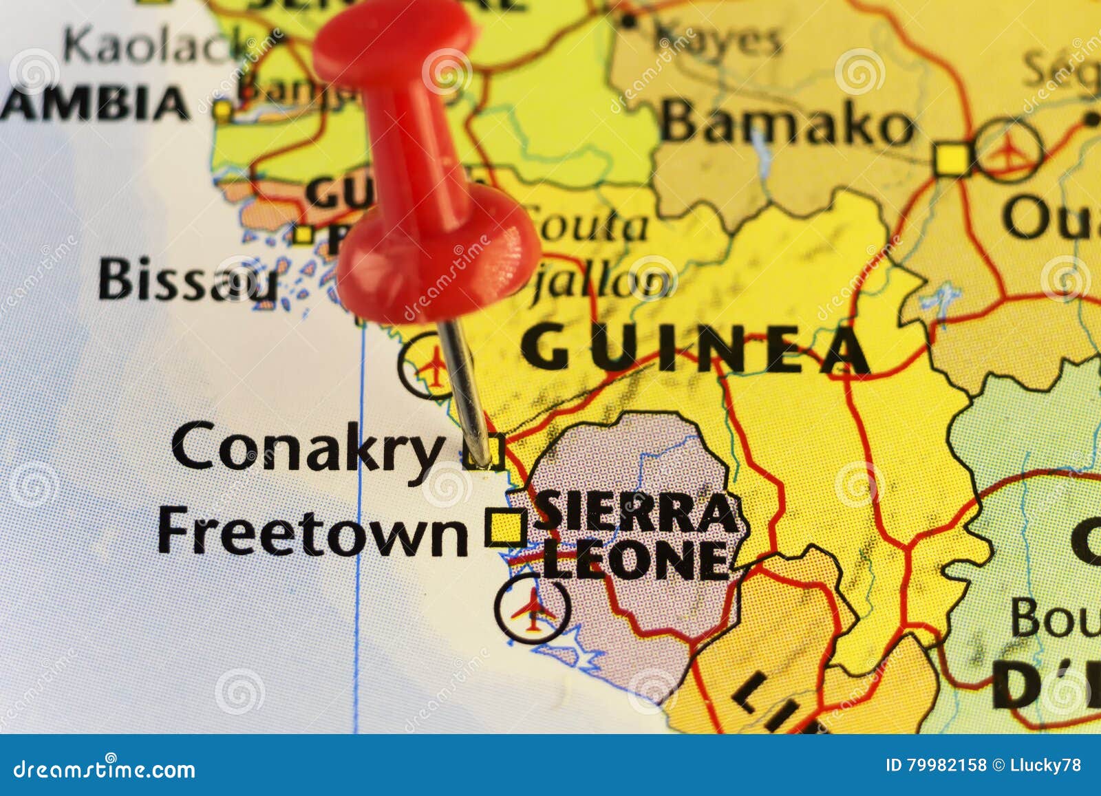 Capitol of Guinea, Conakry. Stock Illustration - Illustration of ...