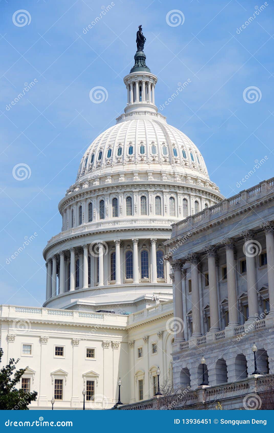 Capitol Hill Building Closeup, Washington DC Stock Image - Image of ...