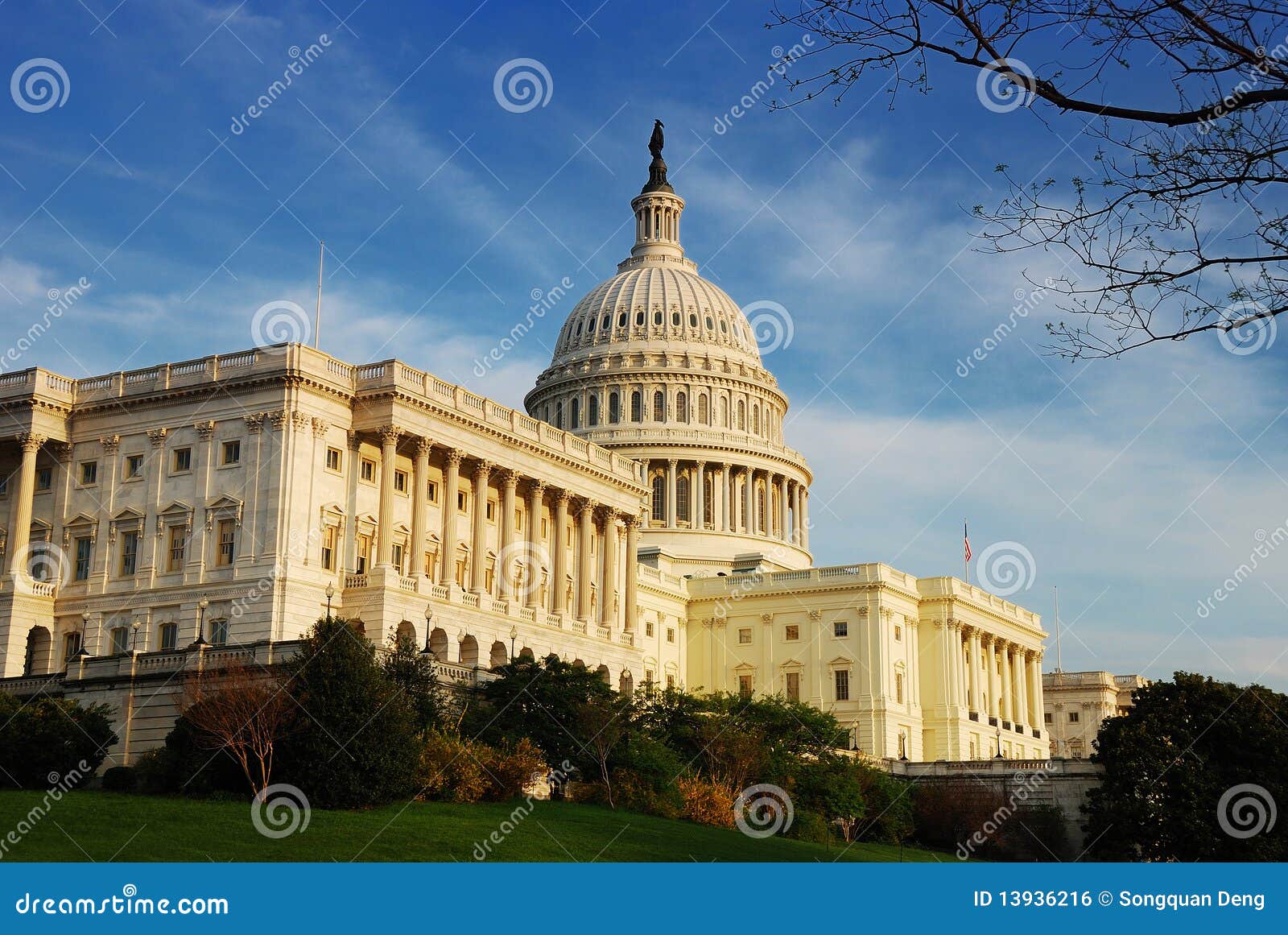 Capitol Hill Building in Detail, Washington DC Stock Photo - Image of ...
