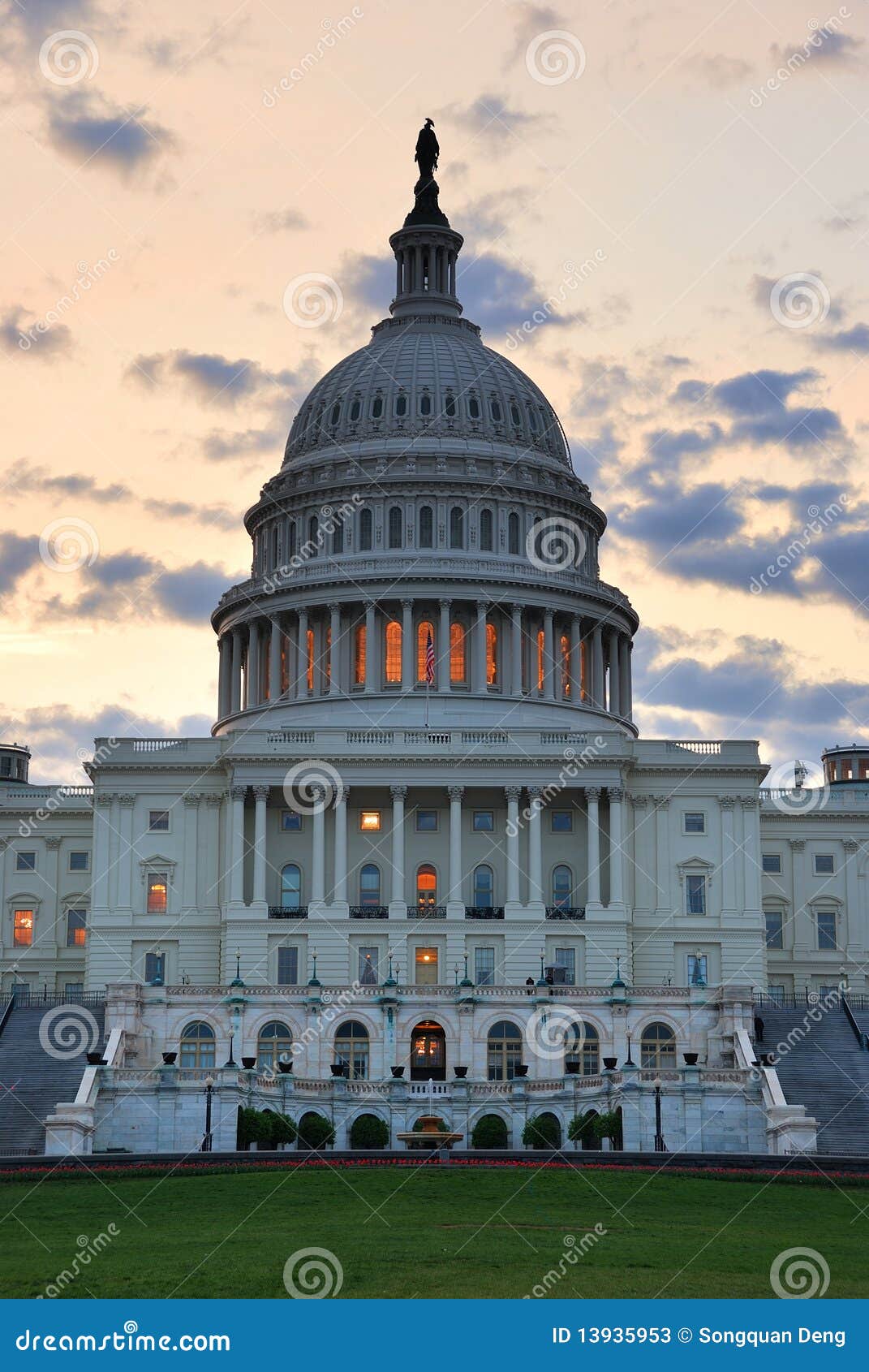 Capitol Hill Building, Washington DC Stock Image - Image of america ...