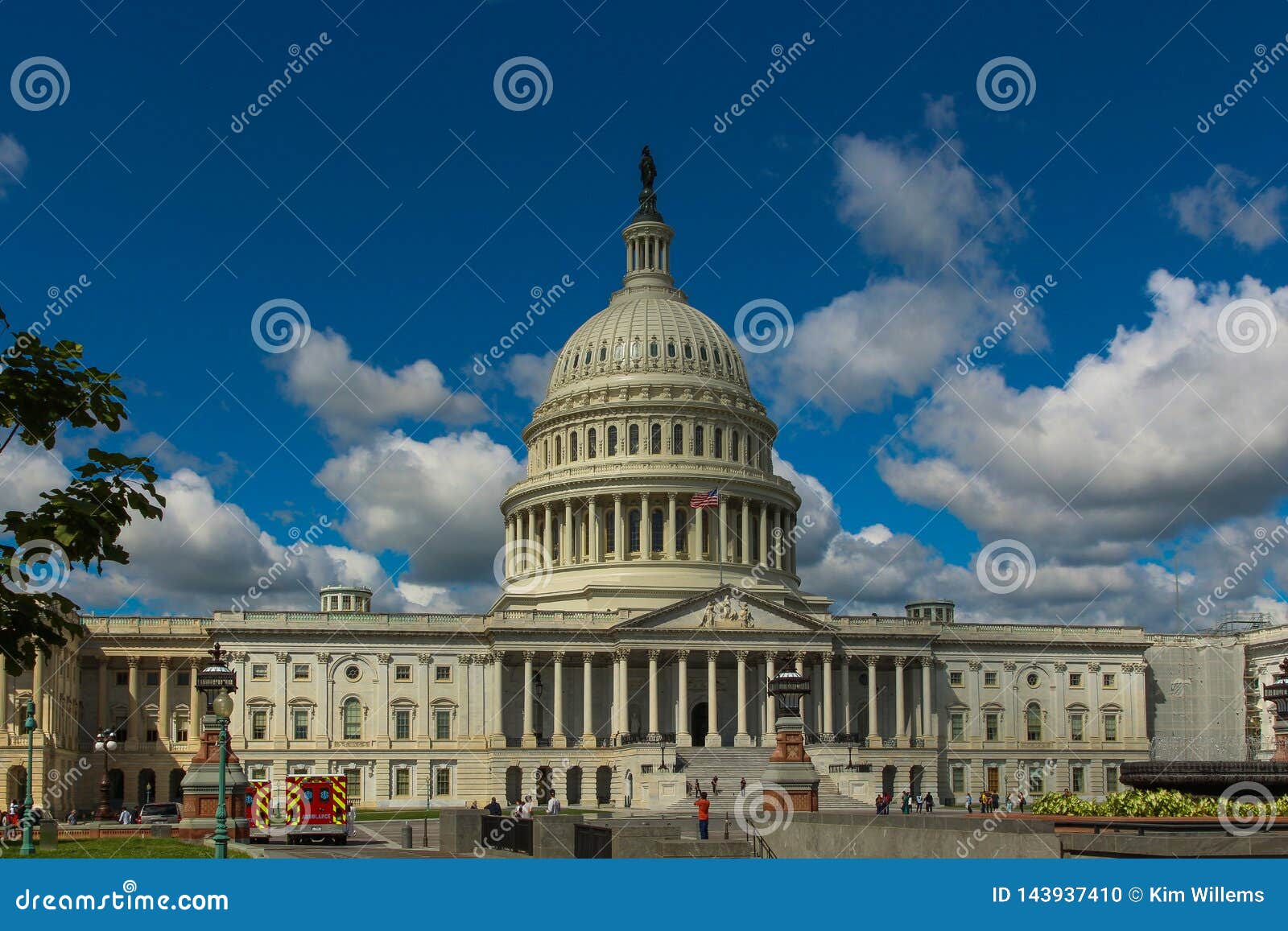 Capitol Hill Under a Dramatic Sky on a Autumn Afternoon Stock Photo ...