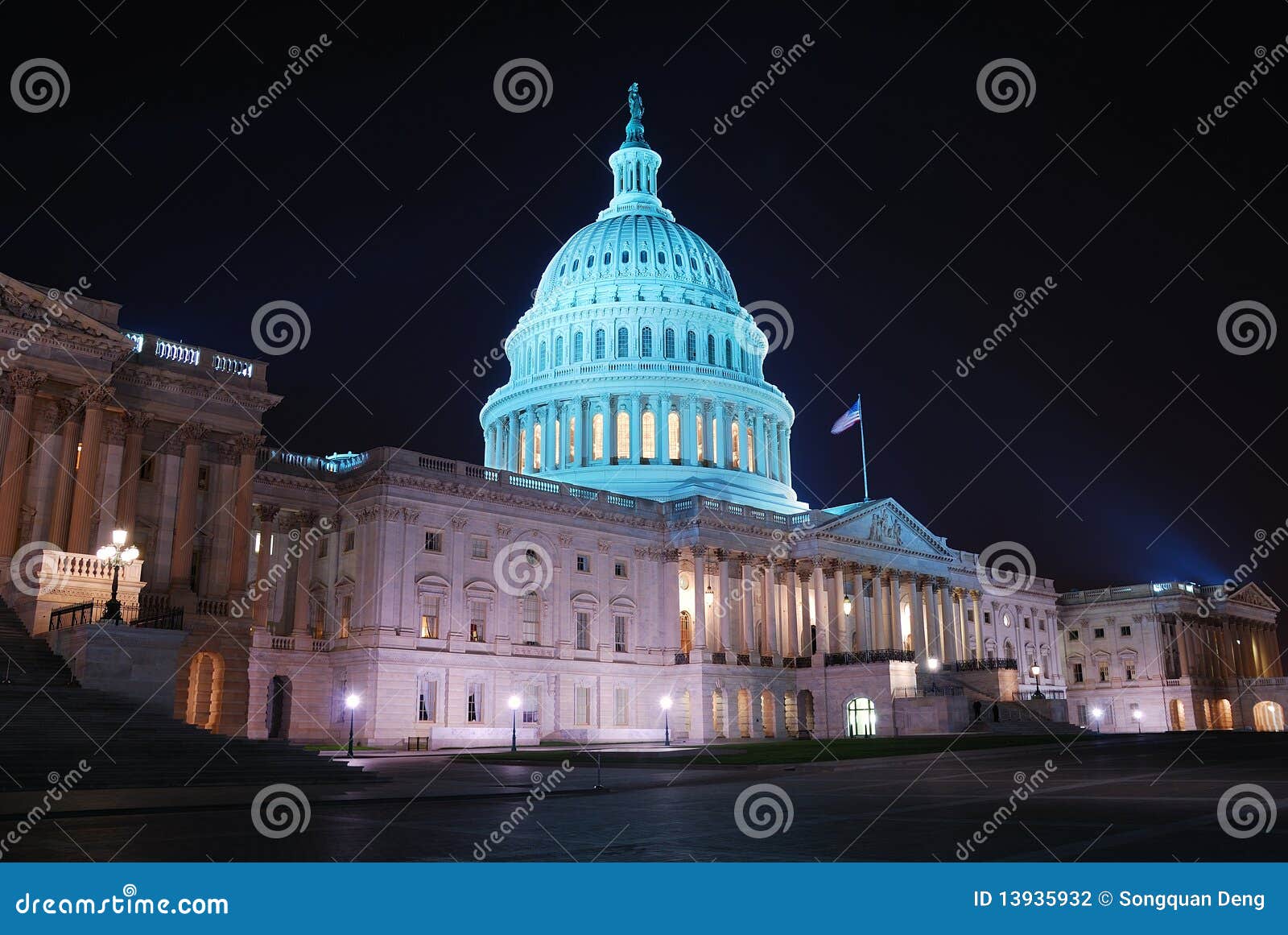 Capitol Hill, Washington DC Stock Photo - Image of hill, government ...