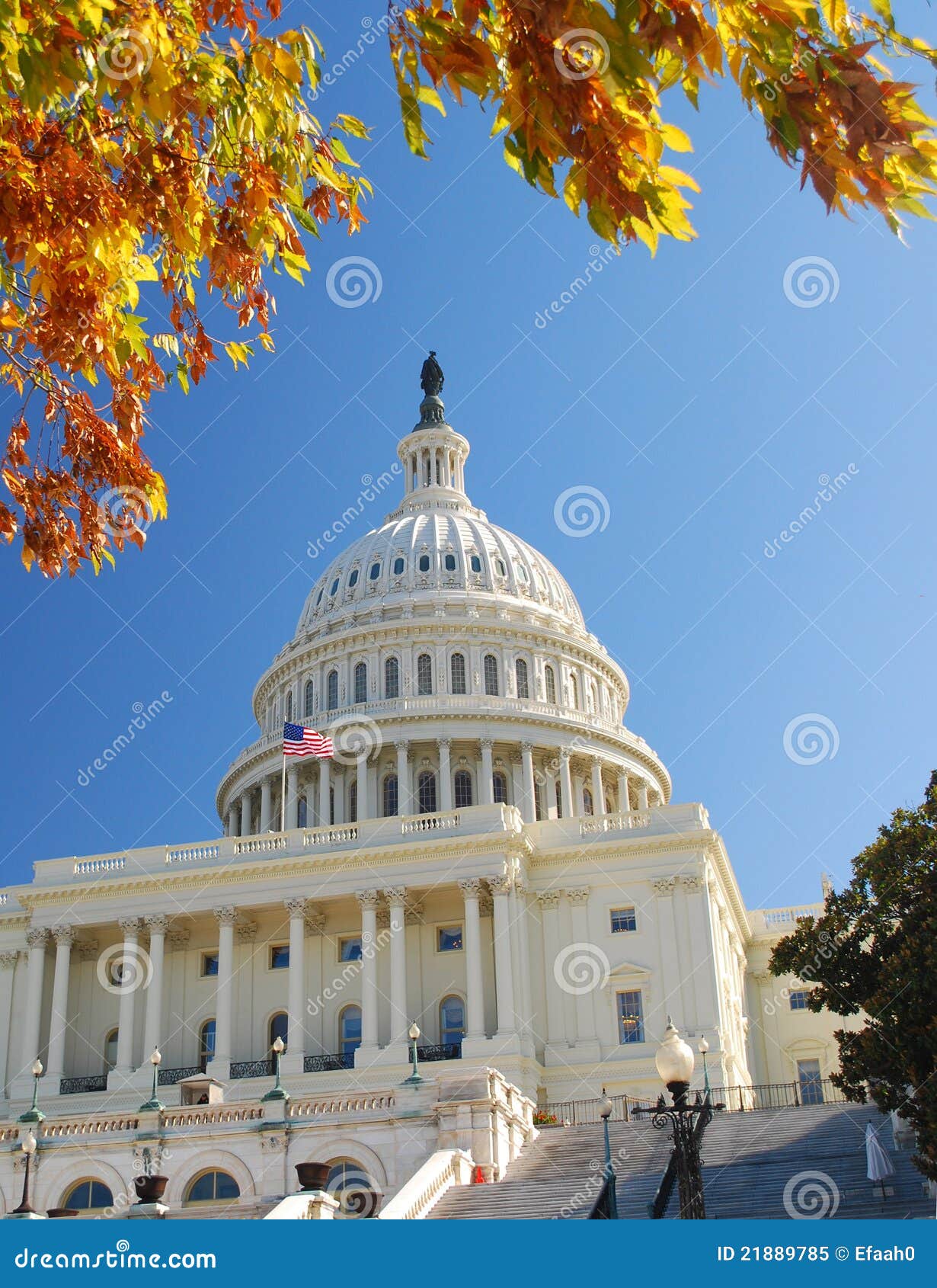 The Capitol Washington D.C. in the Fall Stock Image - Image of ...