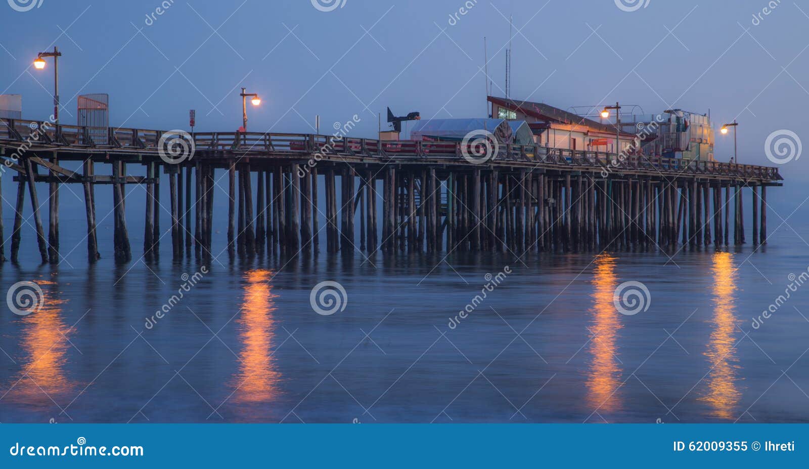 Capitola Pier stock image. Image of capitola, central - 62009355