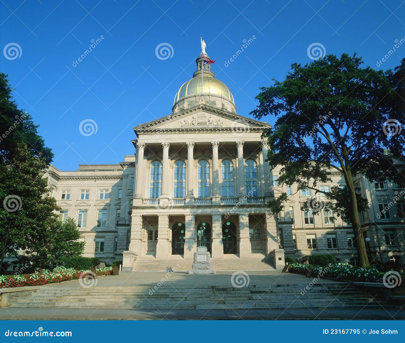 Capitolio Del Estado De Georgia Imagen de archivo - Imagen de sitio ...