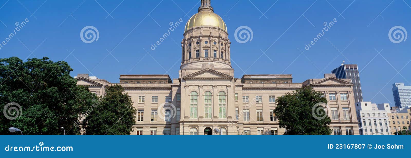 Capitolio Del Estado De Georgia Imagen de archivo - Imagen de urbano ...
