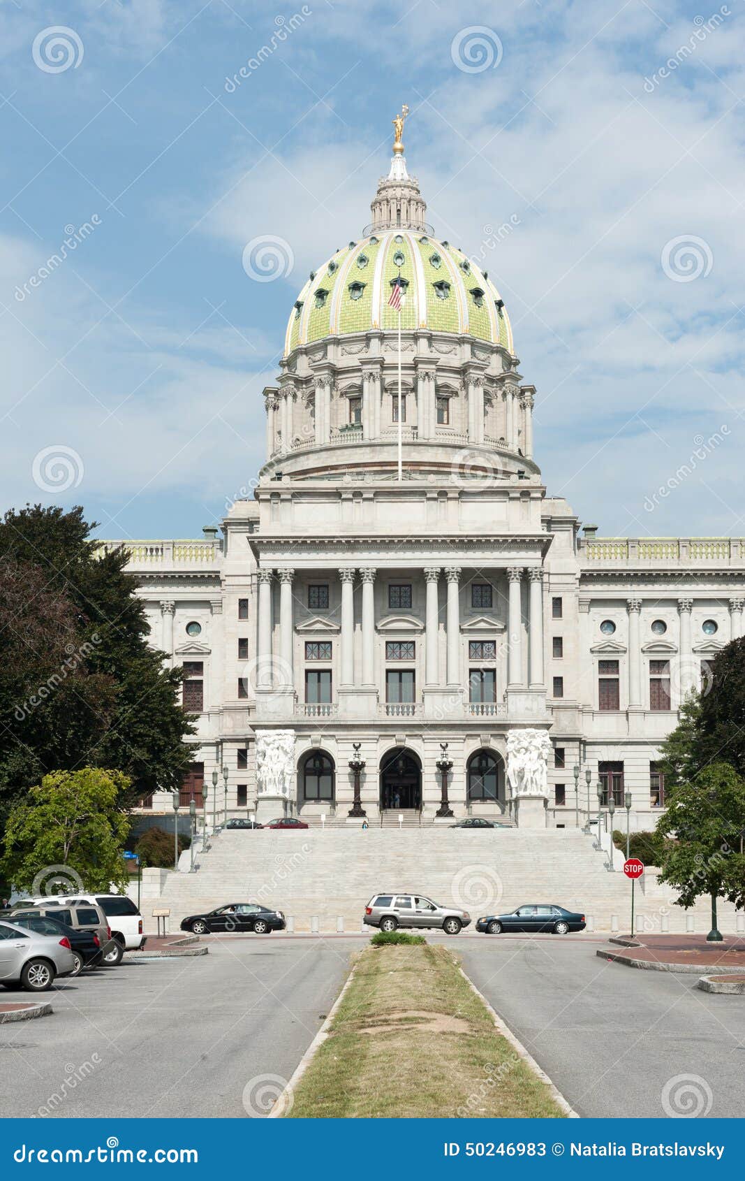 Capitolio Del Estado De Pennsylvania Imagen de archivo - Imagen de ...
