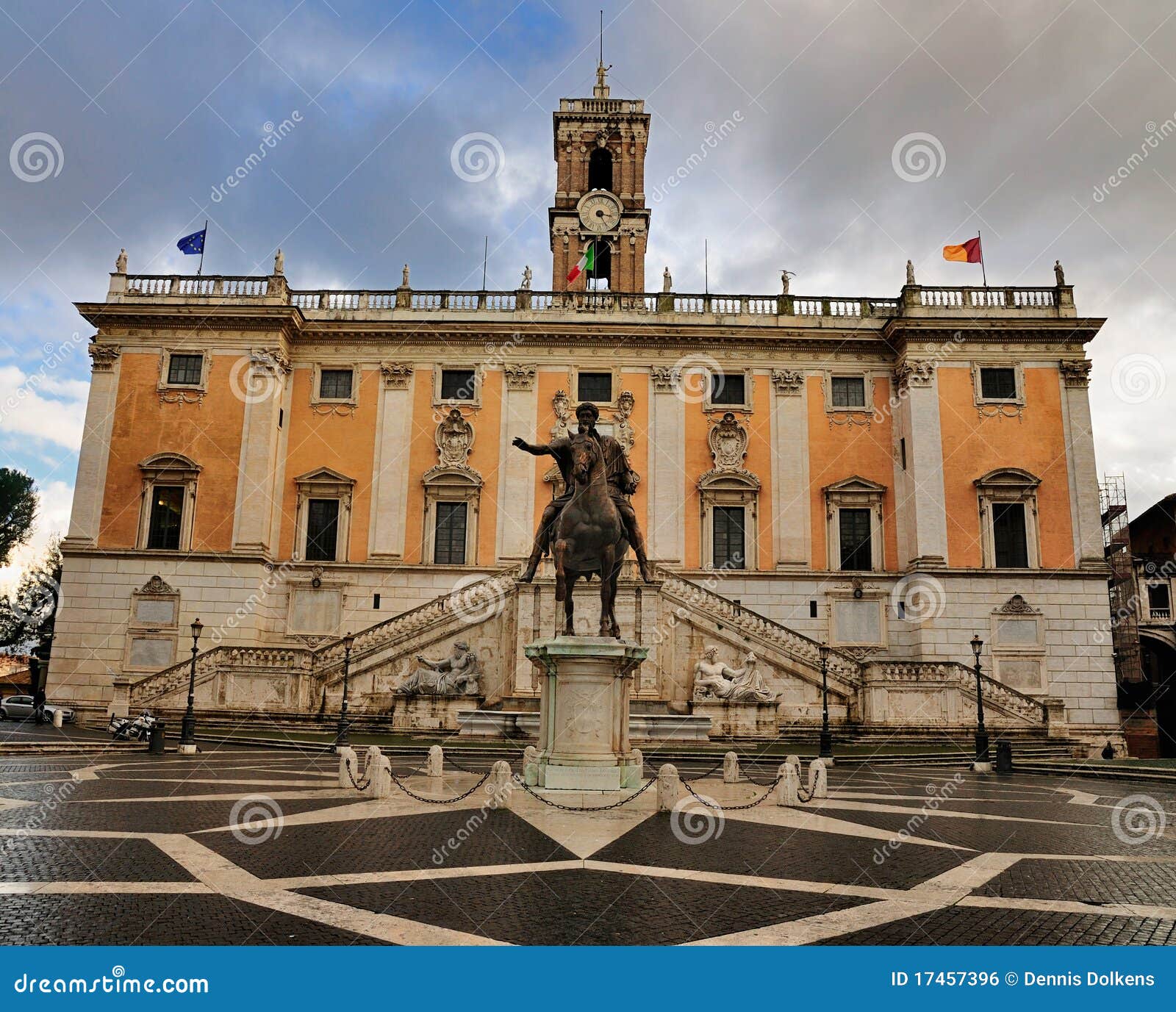 Capitool, Rome stock foto. Image of italië, keizer, heuvel - 17457396