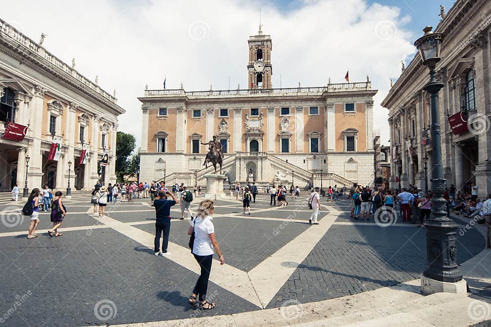 Capitool, Rome redactionele fotografie. Image of stad - 27453697