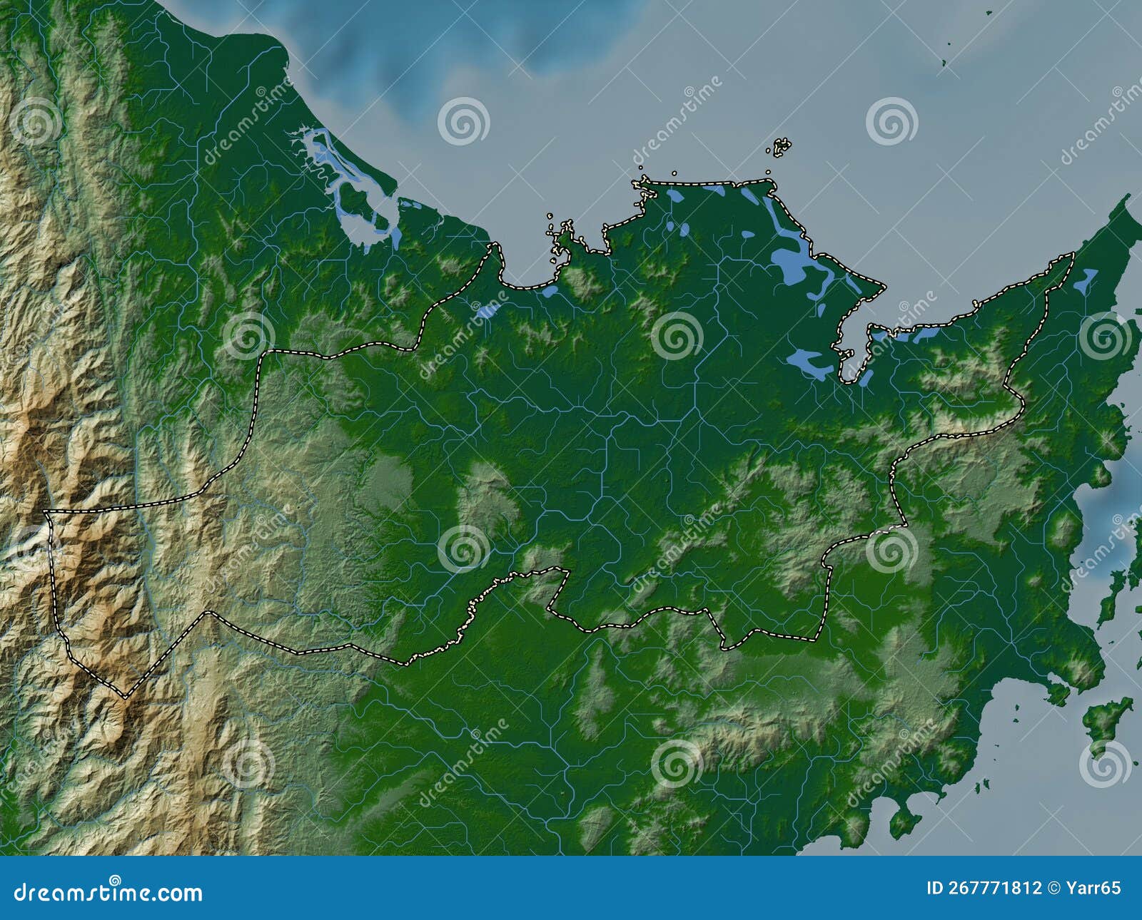Capiz, Philippines. Physical. No Legend Stock Illustration ...