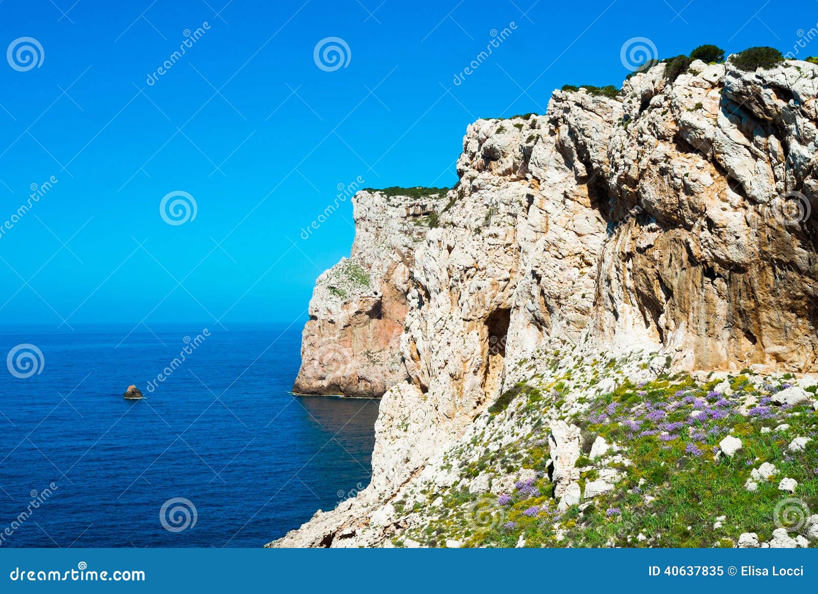 Capo Caccia stock image. Image of caccia, italy, meditarranean - 40637835
