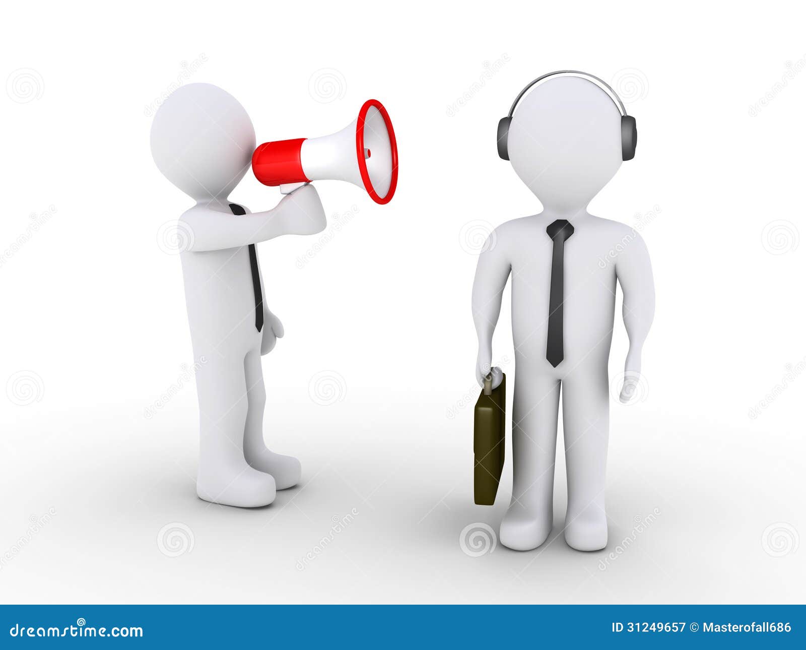 Capo Che Grida Senza Successo All'impiegato Illustrazione di Stock ...