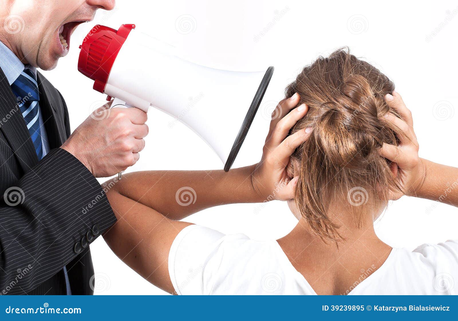 Capo Che Urla Al Suo Impiegato Immagine Stock - Immagine di principale ...