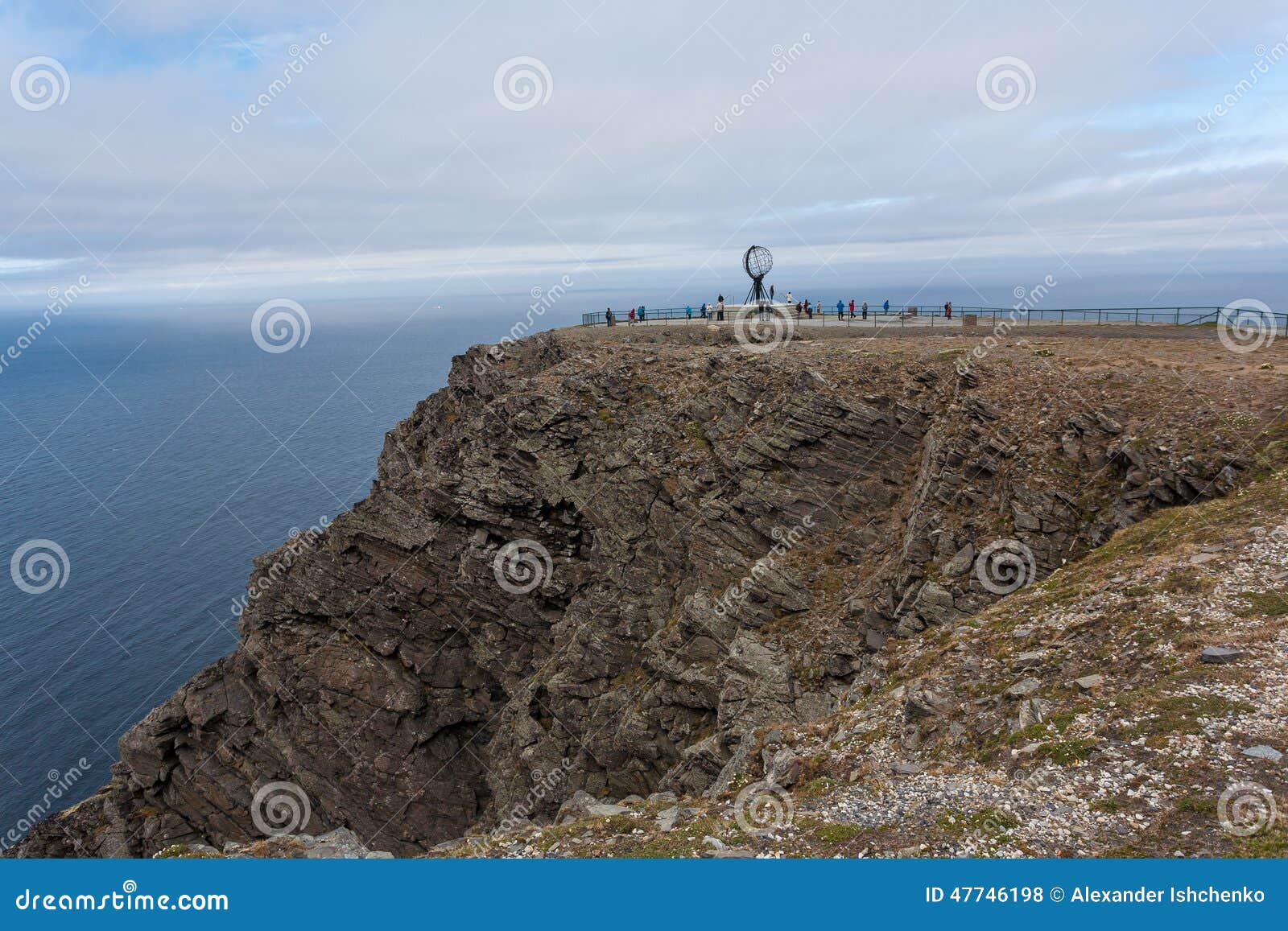 Capo del nord in Norvegia fotografia stock. Immagine di gradi - 47746198