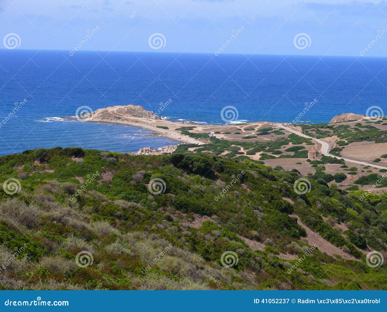 Capo Pecora stock image. Image of pecora, path, summer - 41052237