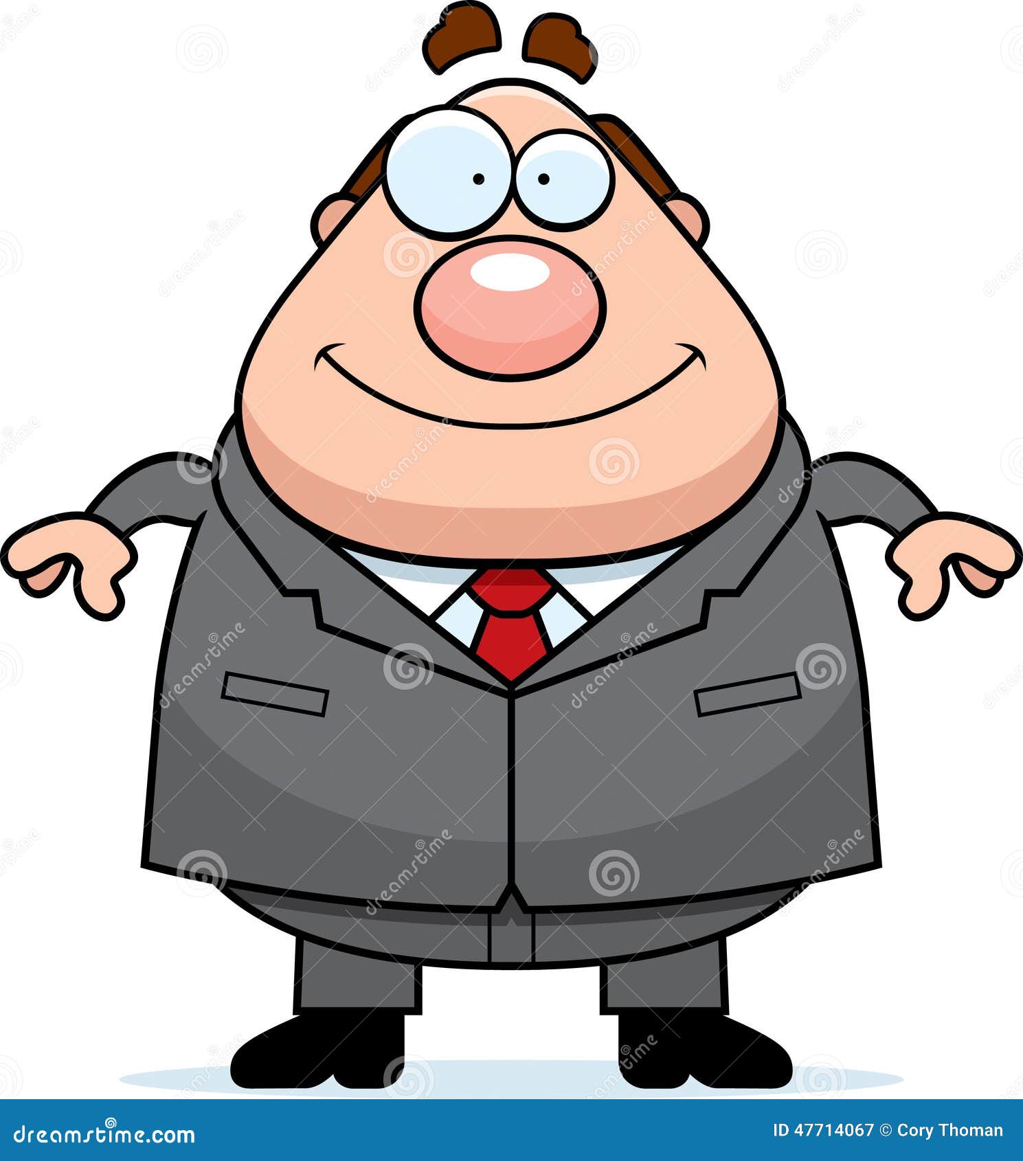 Capo Smiling del fumetto illustrazione vettoriale. Illustrazione di ...