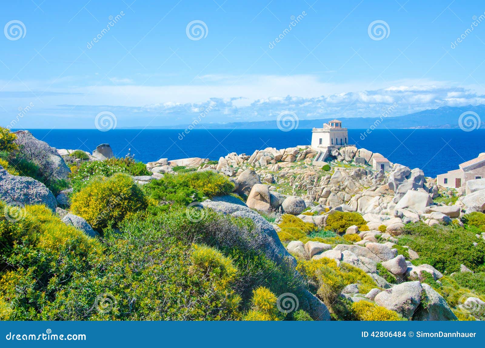 Capo Testa - Beautiful Coast of Sardinia Stock Photo - Image of ...