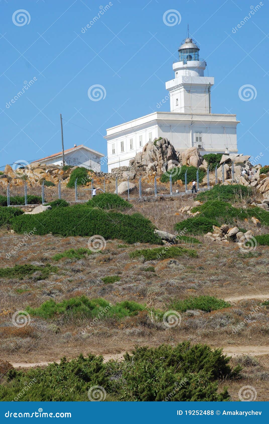 Capo Testa. Lighthouse stock photo. Image of lighthouses - 19252488