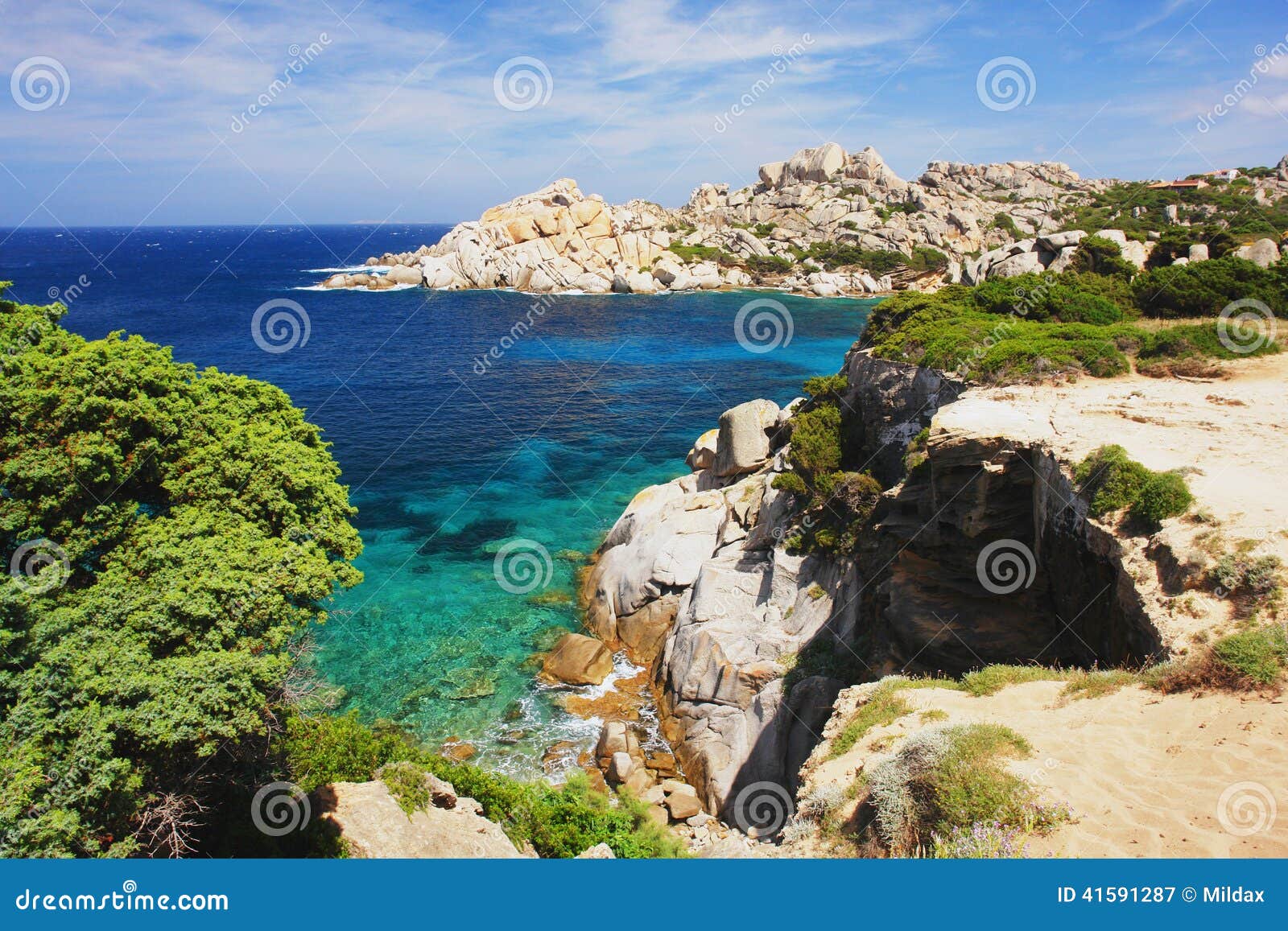 Capo Testa, Sardinia stock image. Image of landscape - 41591287