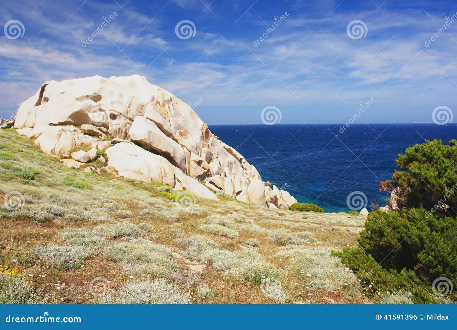 Capo Testa, Sardinia stock photo. Image of summer, rock - 41591396