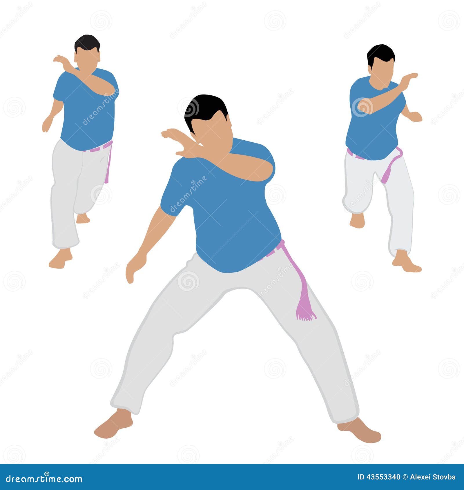 Capoeira Dancer Vector Illustration Stock Vector - Illustration of ...